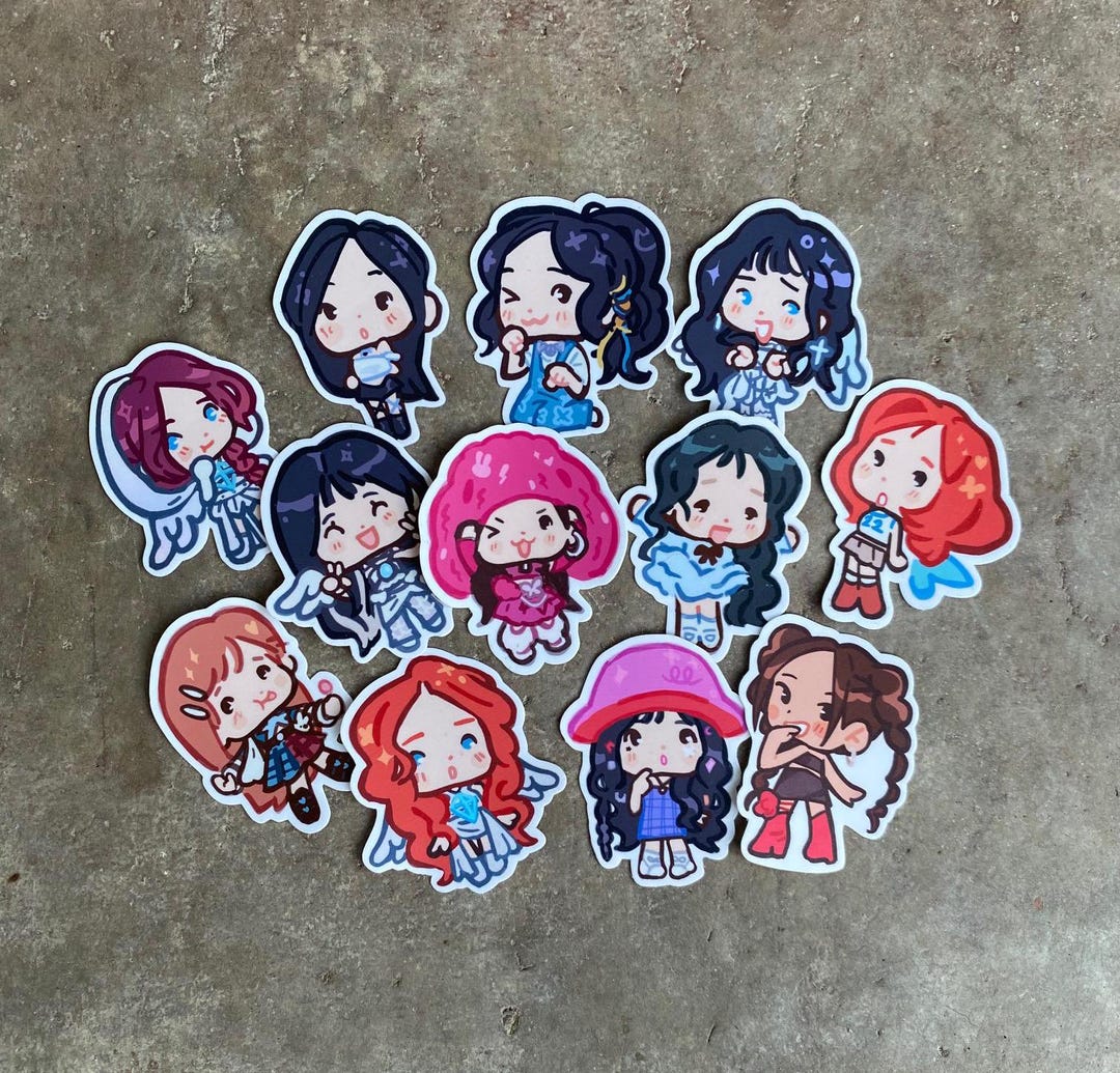 LOONA Redebut Vinyl Stickers - Etsy