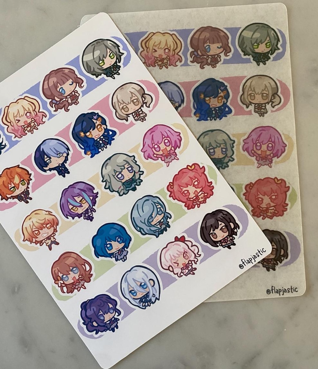 Project Sekai Sticker Sheet - Etsy