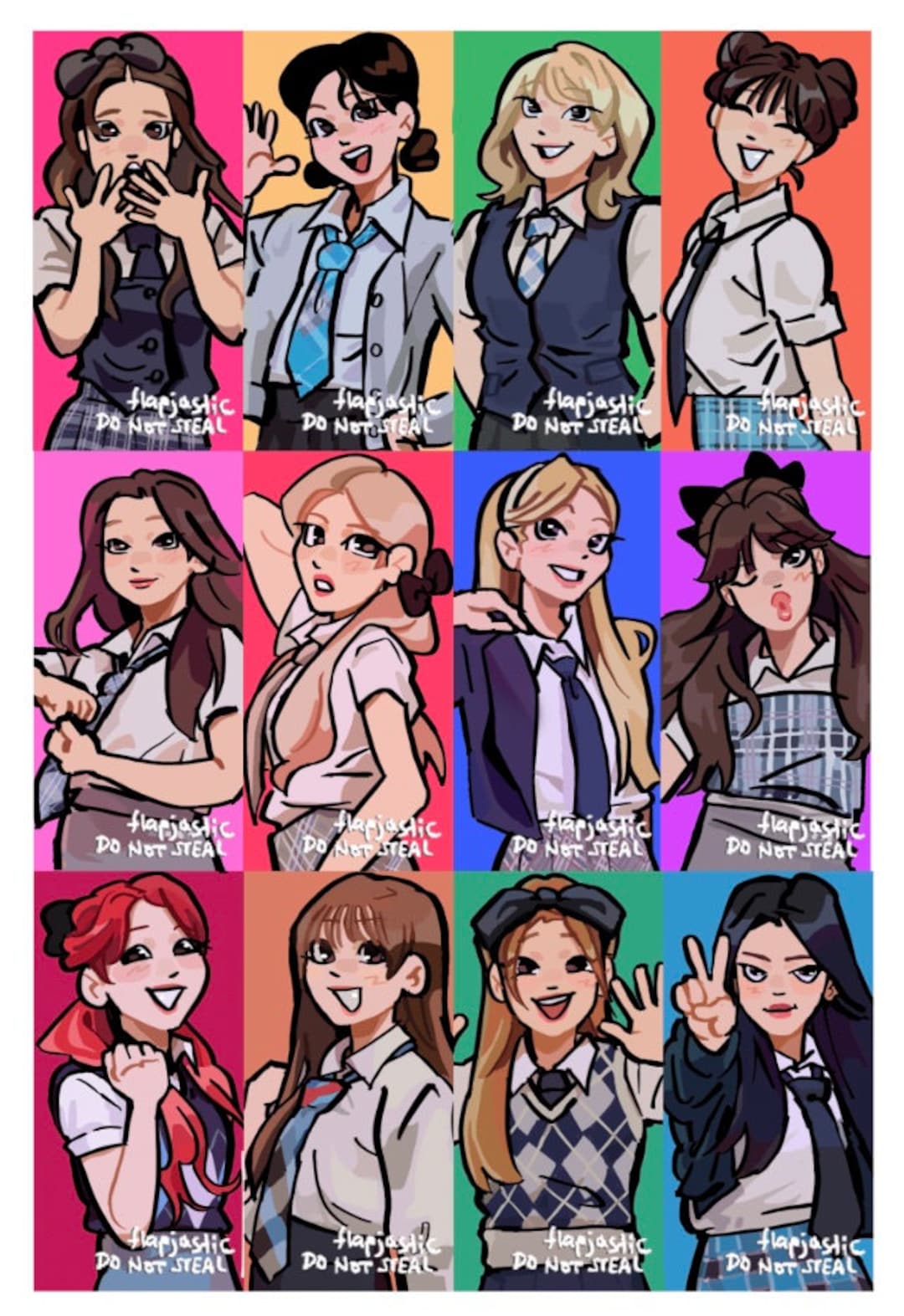 LOONA Flip It! Sticker Sheet - Etsy