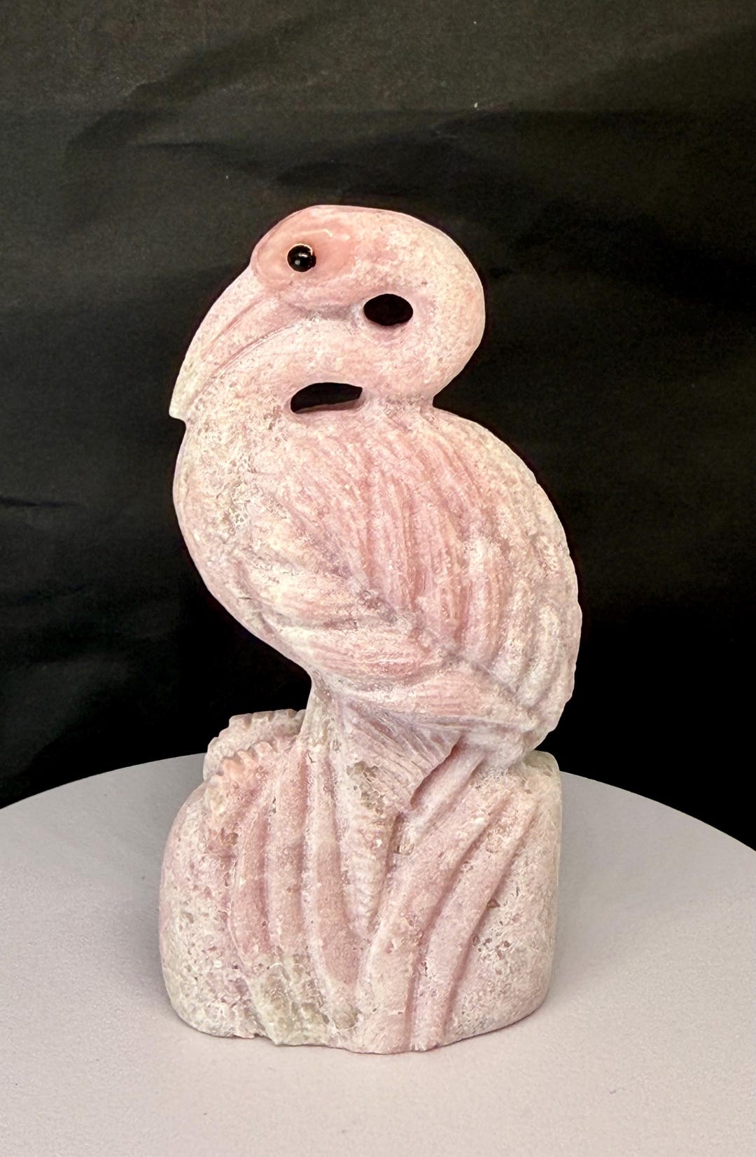 Pink Opal Flamingo Carving - Etsy