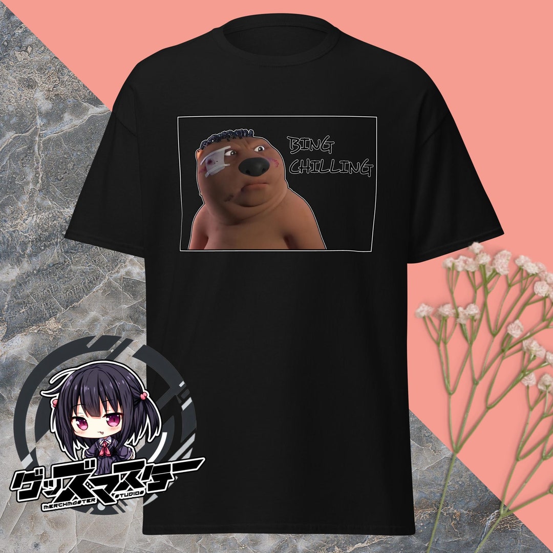 Chinese Beaver, Bing Chilling, Meme Shirt - Etsy