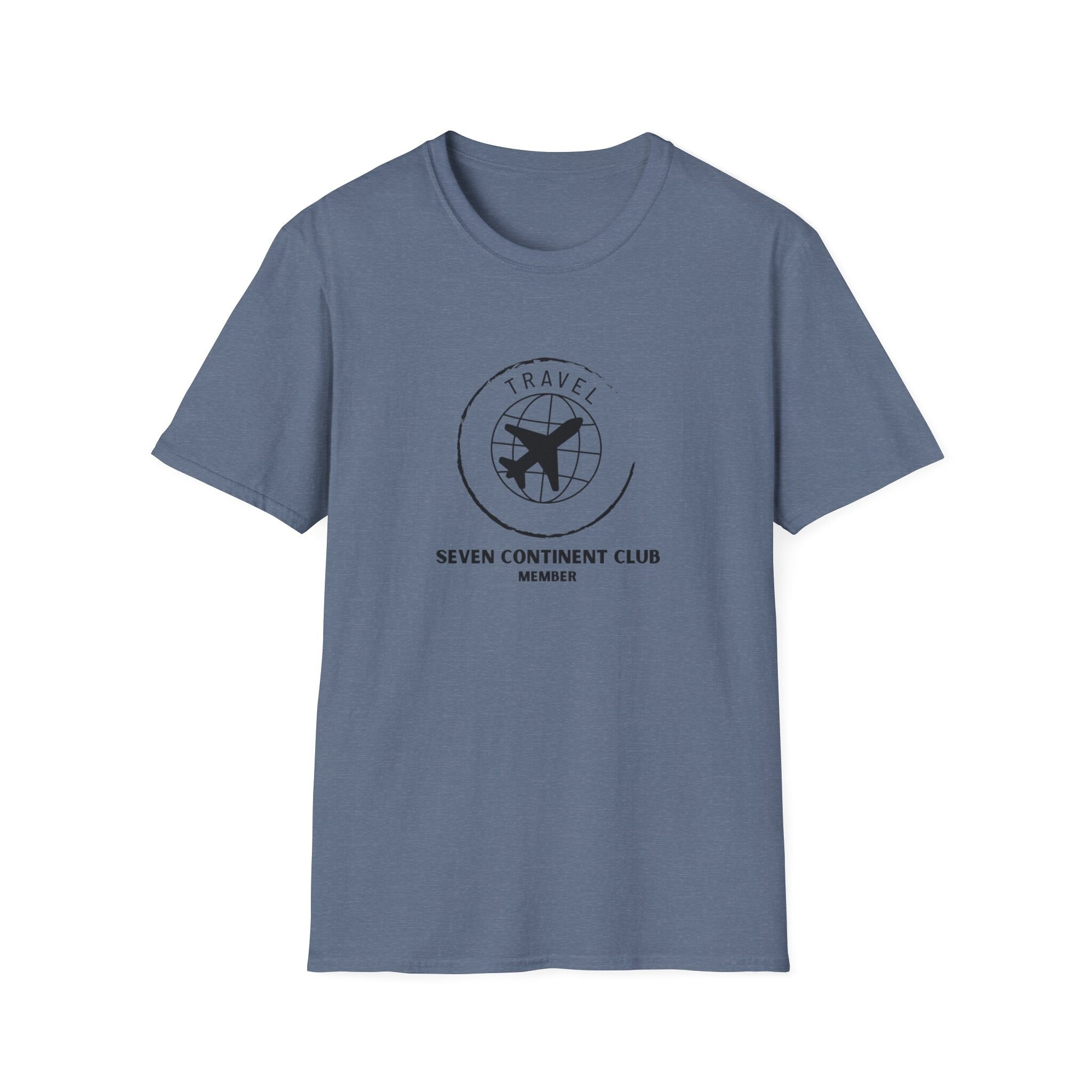 Seven Continent Club Member Softstyle T-shirt - Etsy