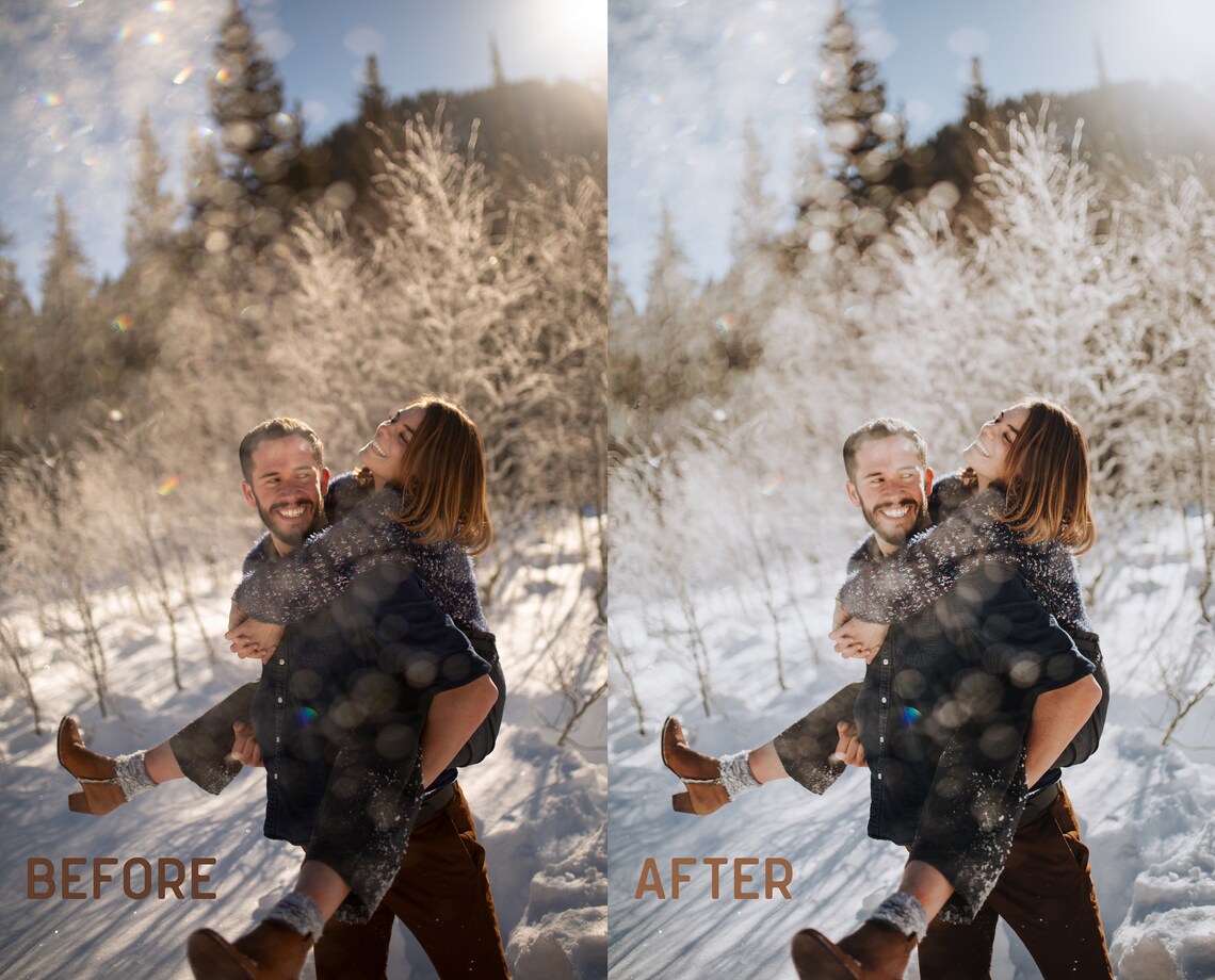 Winter Lightroom Presets | Desktop & Mobile | Warm, Bright, Pretty ...