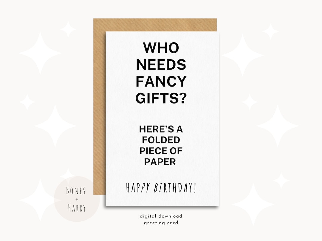 Printable Sassy Birthday Card Print at Home Bday Card Gifted - Etsy