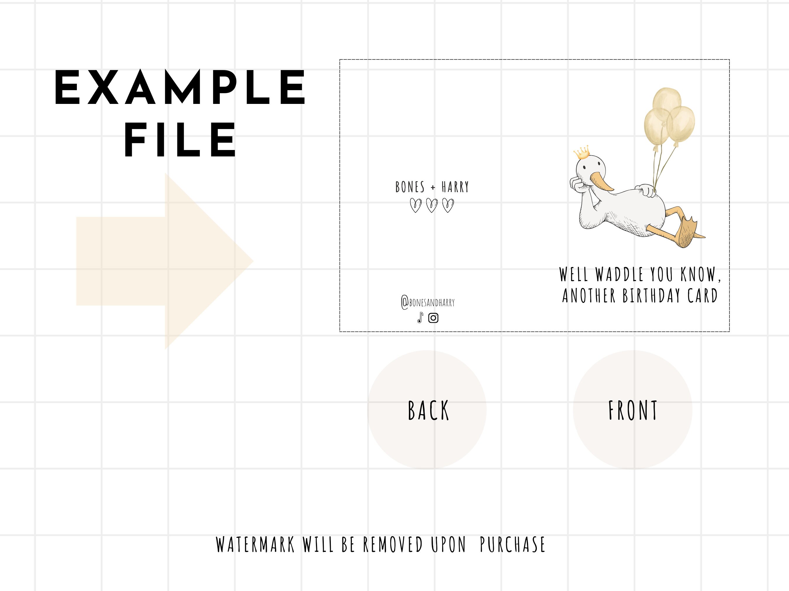 Printable Pun Birthday Card, Funny Animal Pun, Hilarious Digital ...