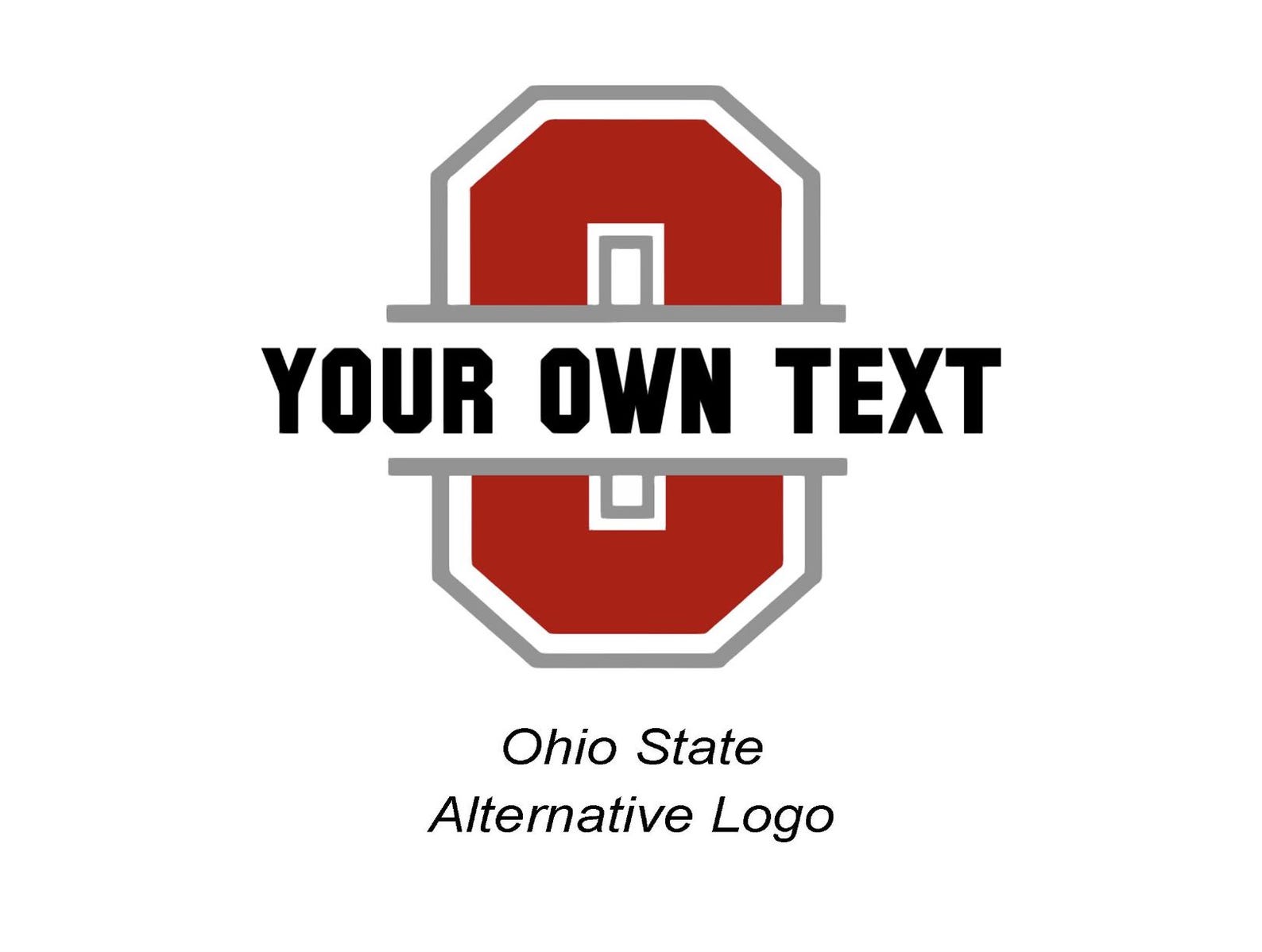 Ohio State Buckeye SVG: Alternative Logo Vector File (free Commercial ...