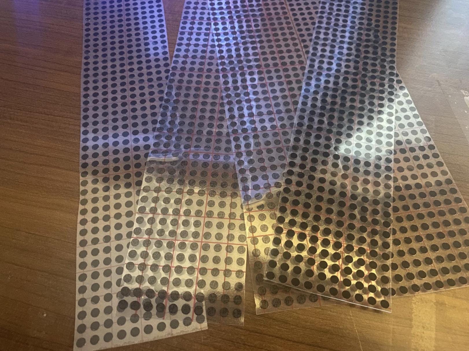 100 2mm, 3mm, 4mm, Micro, Tiny, or Small Black Polka Dot Stickers ...