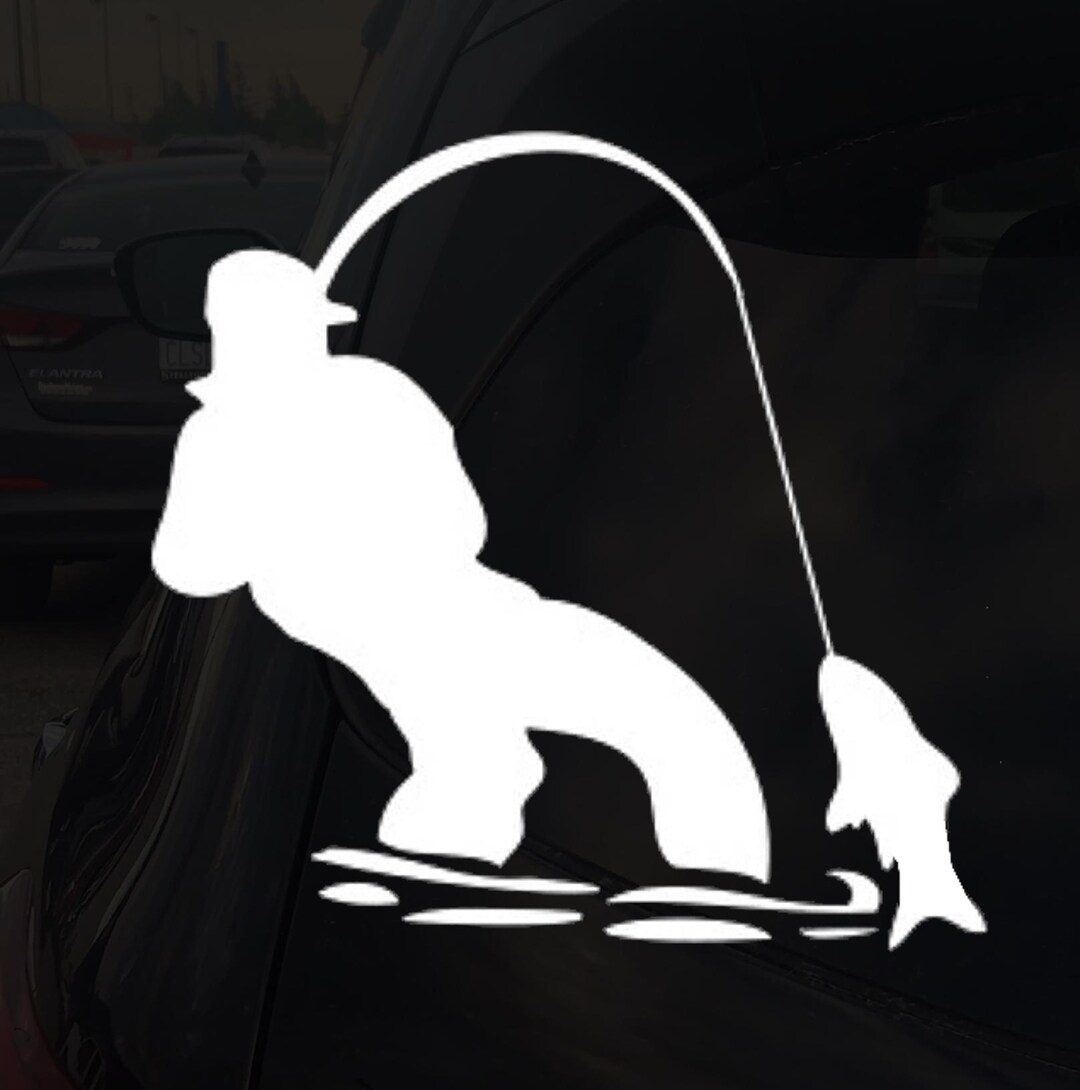 PREMIUM Fishing Decal Bass Fishing Decal, Fishing Sticker, Fishing Rod ...
