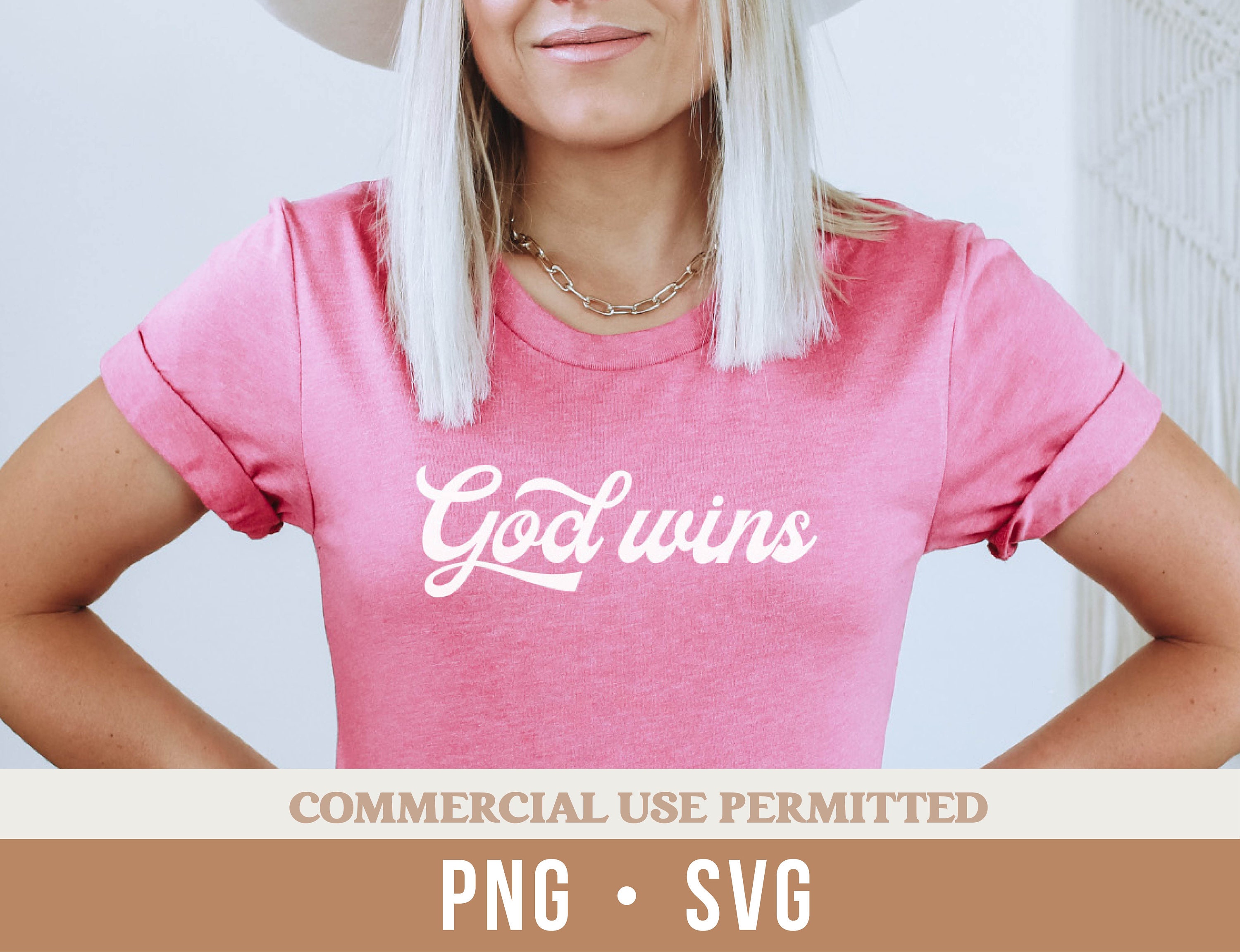 God Wins Christian SVG Cut Files Christian Vector Files Christian Clip ...
