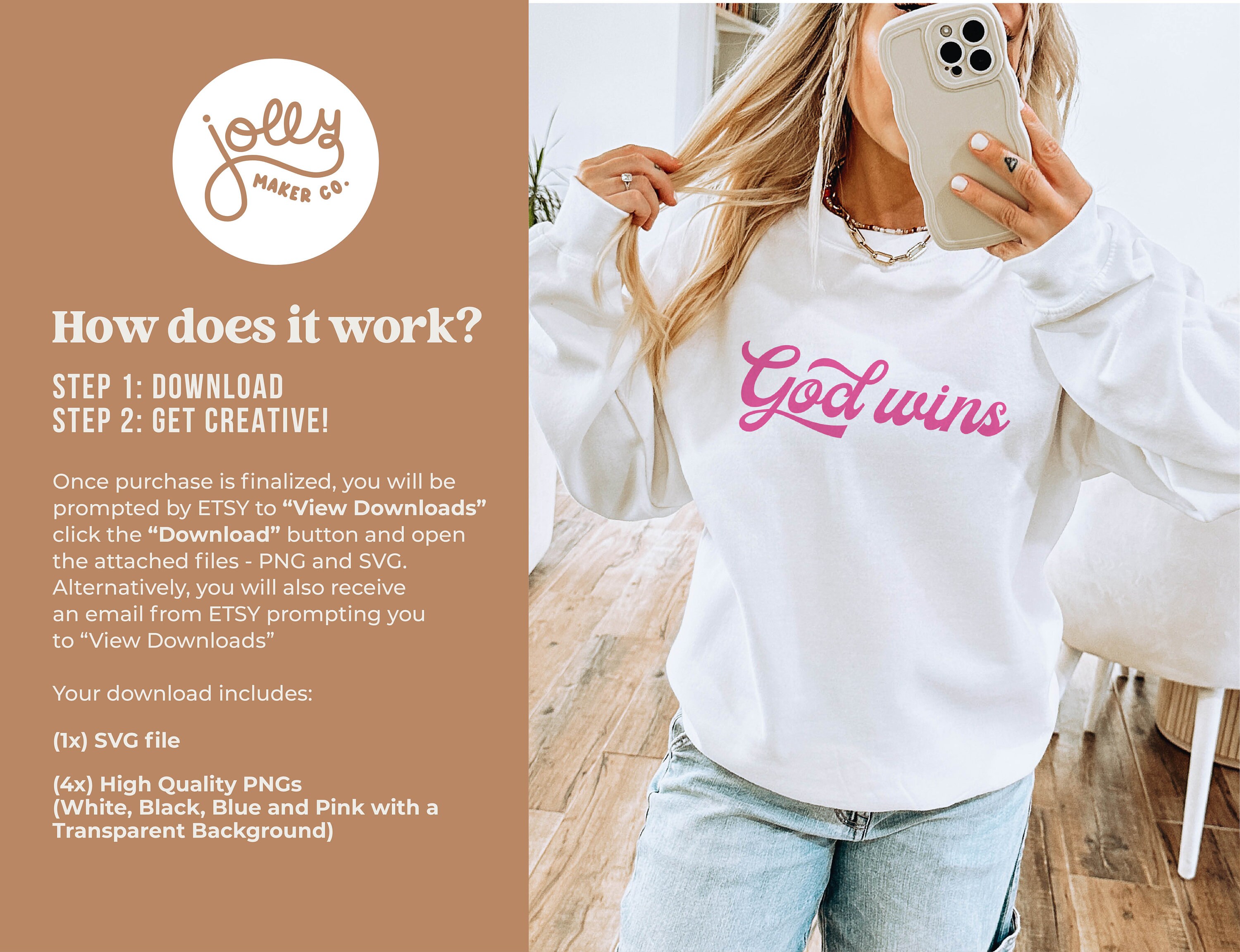 God Wins Christian SVG Cut Files Christian Vector Files Christian Clip ...