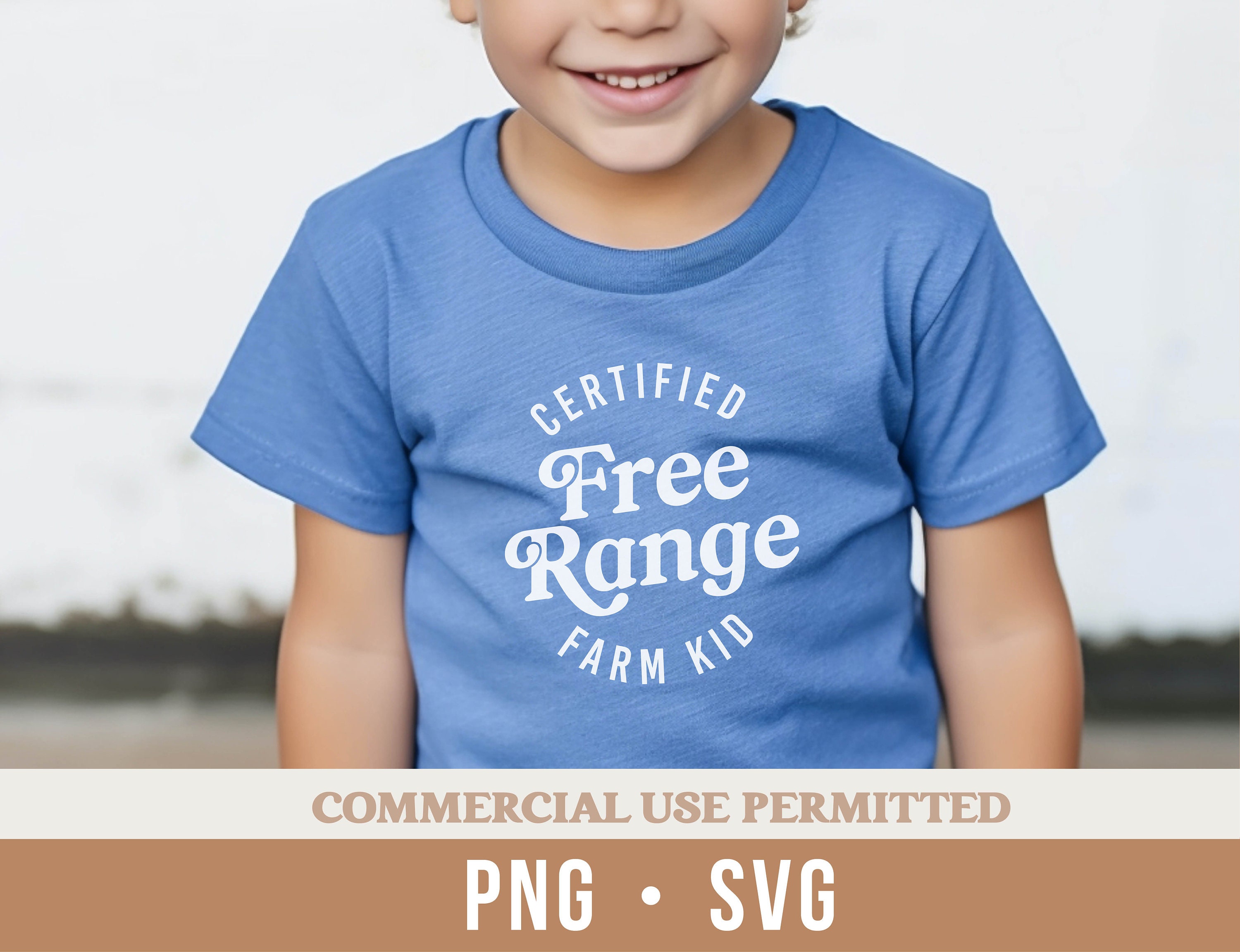 Free Range Farm Kid SVG | Farm SVG | Boy Toddler SVG | Girls Shirt Svg ...