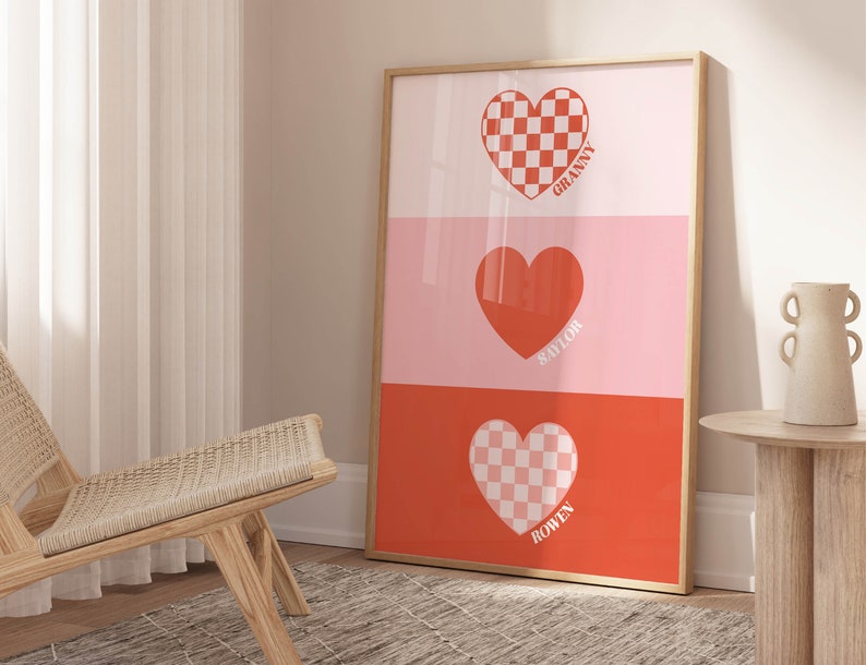 Checkered Heart SVG | Retro Valentine's Day SVG | Groovy Heart Svg ...