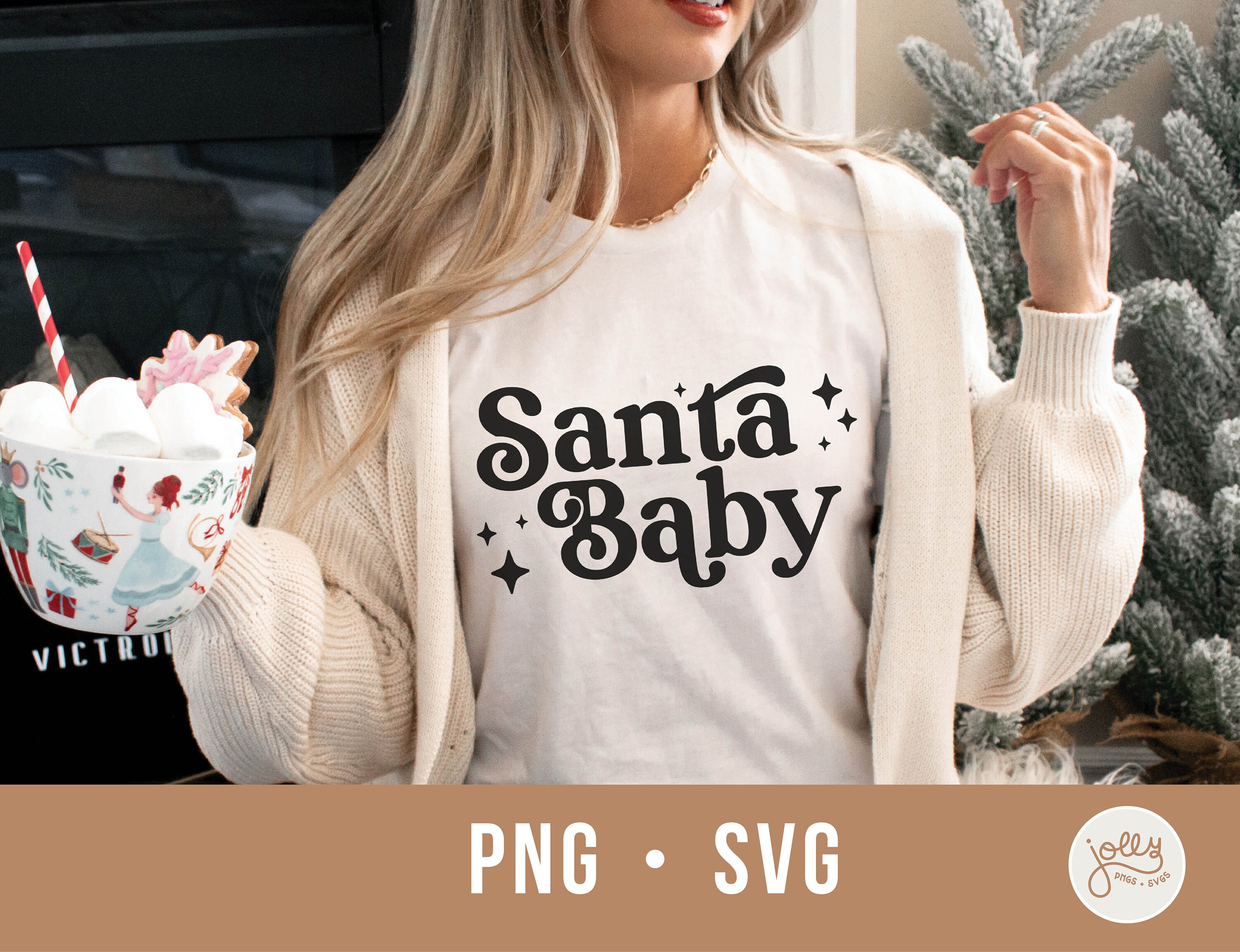 Santa Baby SVG PNG | Christmas SVG | Sublimation | Cricut Svg Files - Etsy