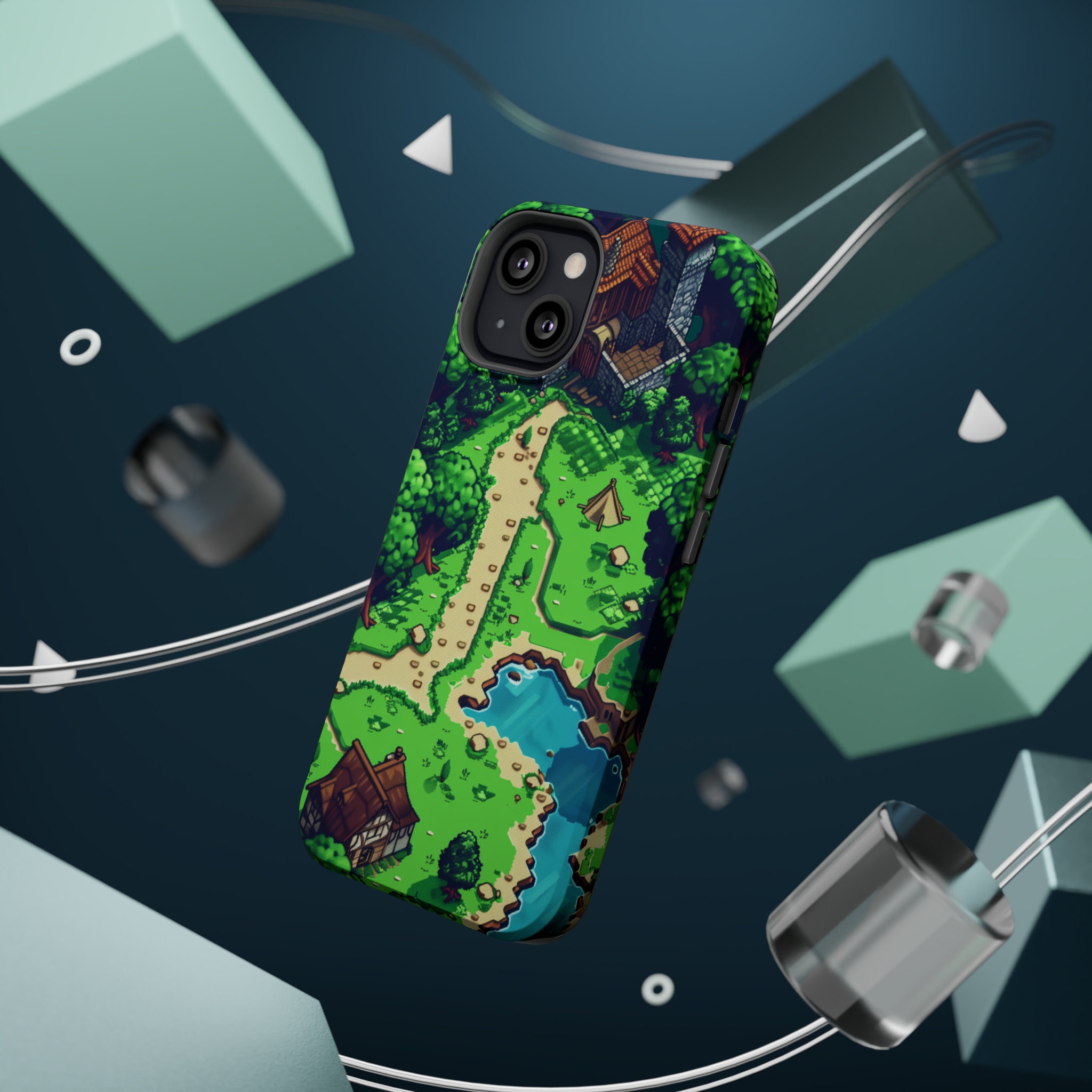 Pixel Art RPG Map Magsafe Tough Cases - Etsy