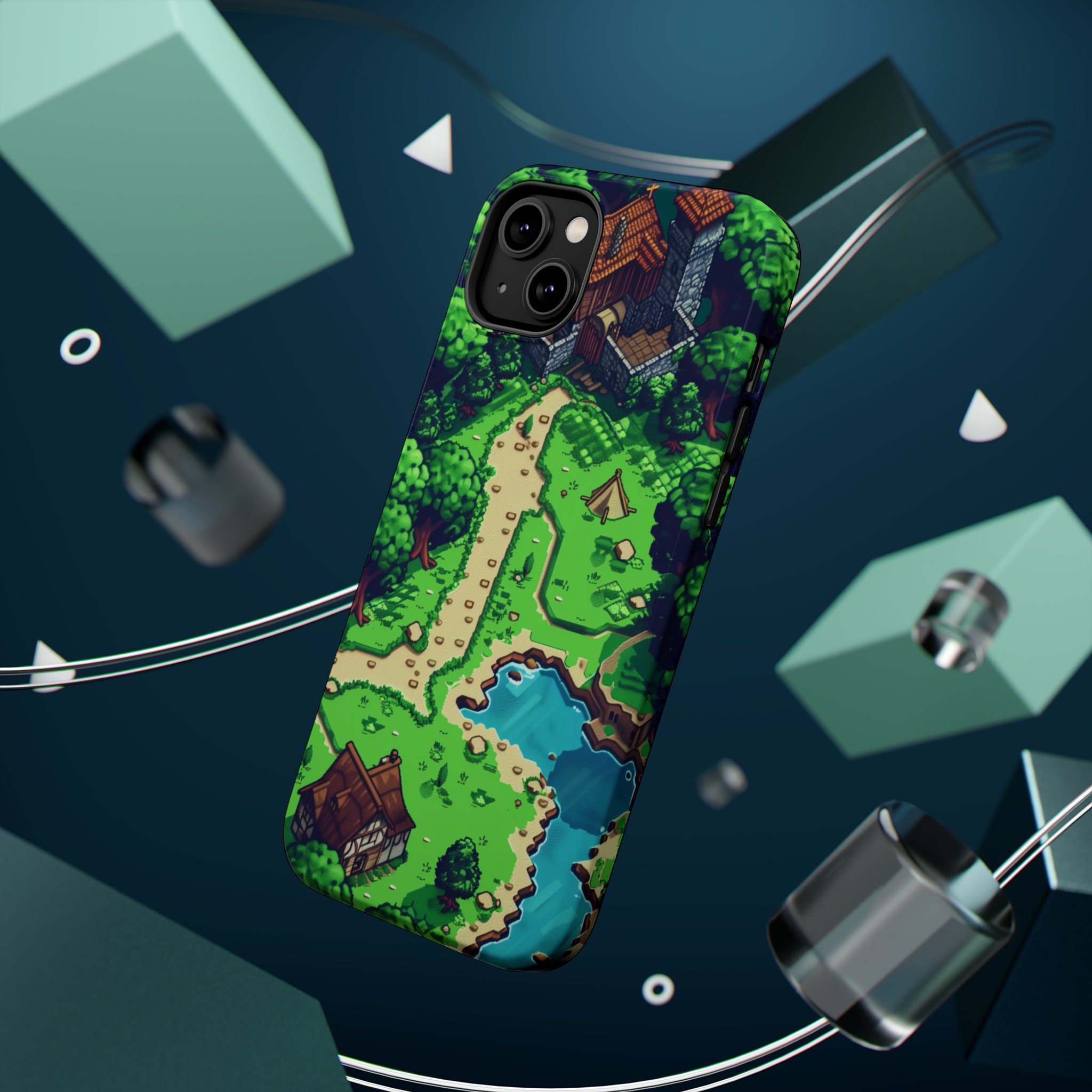 Pixel Art RPG Map Magsafe Tough Cases - Etsy