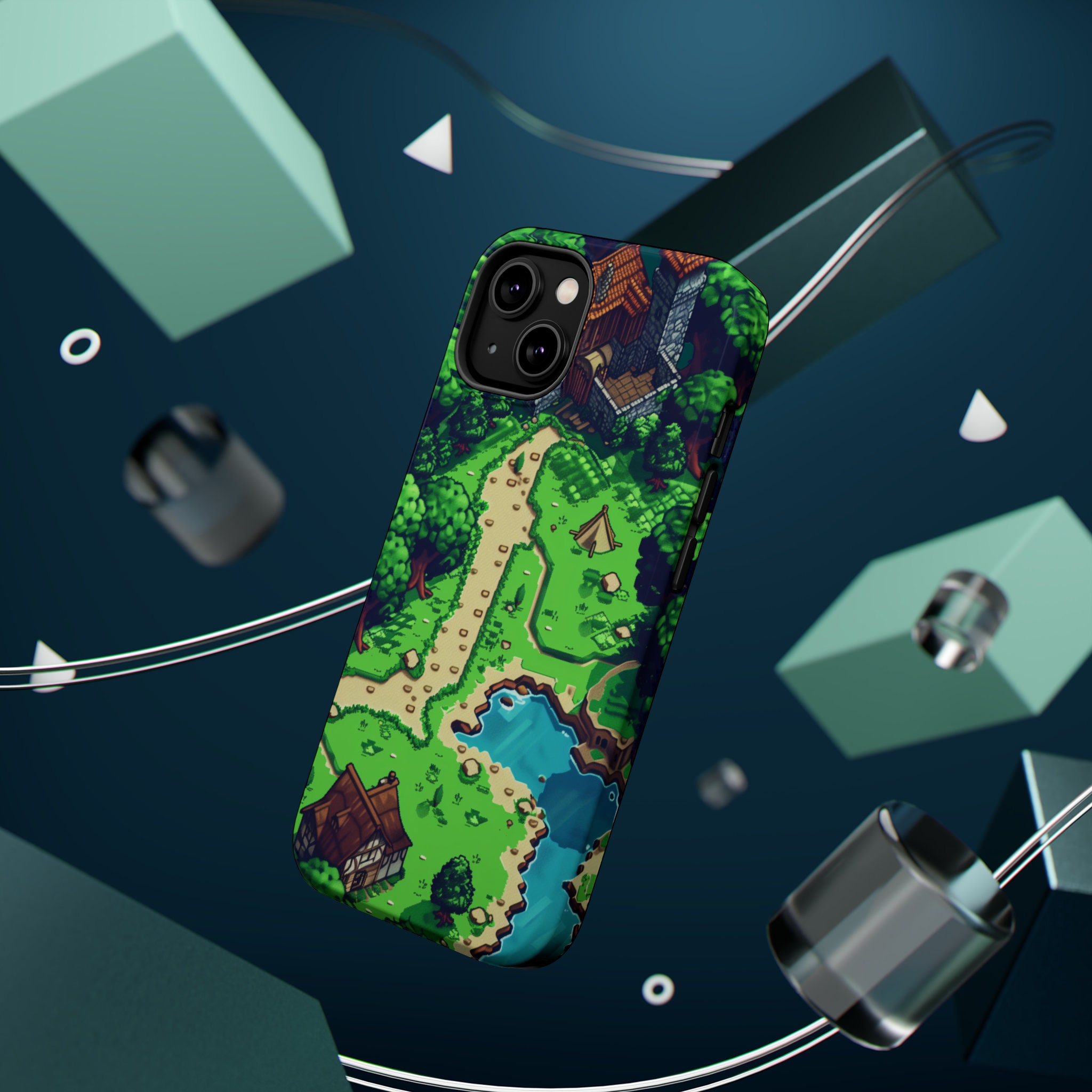 Pixel Art RPG Map Magsafe Tough Cases - Etsy