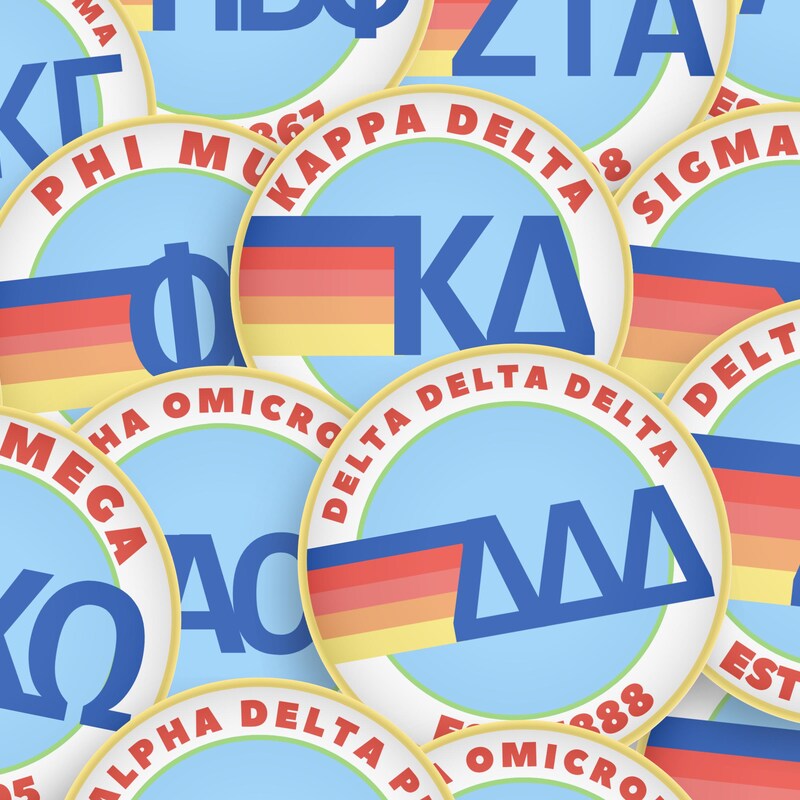 Sorority Buttons - Etsy