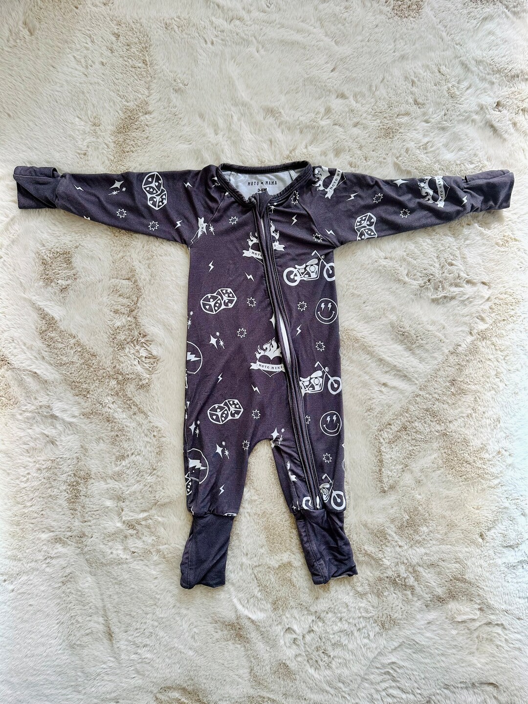 The ezzy Baby Biker Pajama - Etsy
