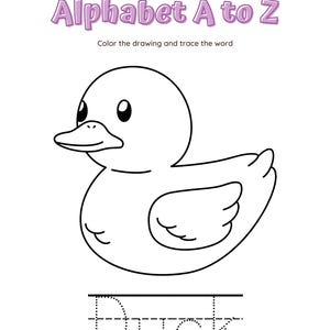 ABC Tracing Coloring Book for Kids | A-Z Alphabet Letters & Fun ...