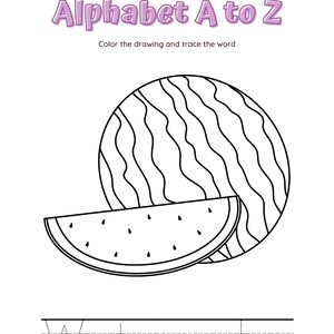 ABC Tracing Coloring Book for Kids | A-Z Alphabet Letters & Fun ...