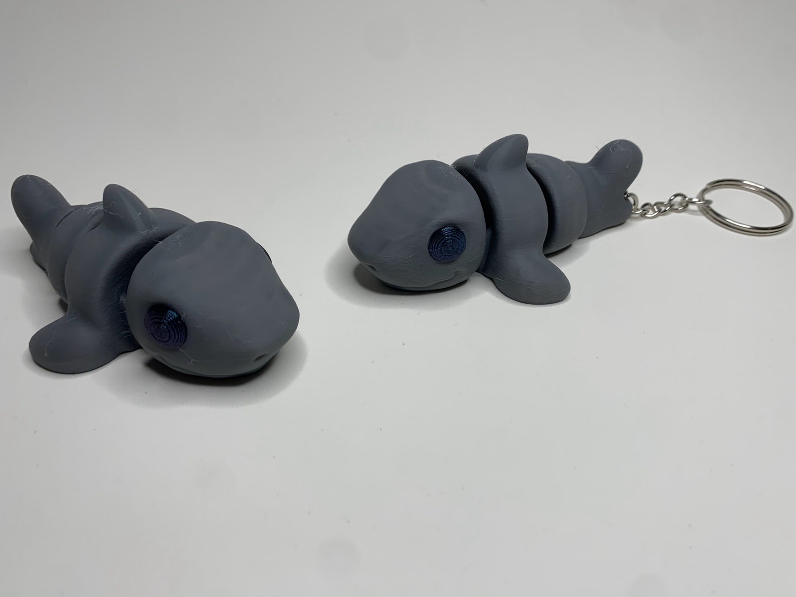 3d Printed Baby Shark Keychain - Etsy