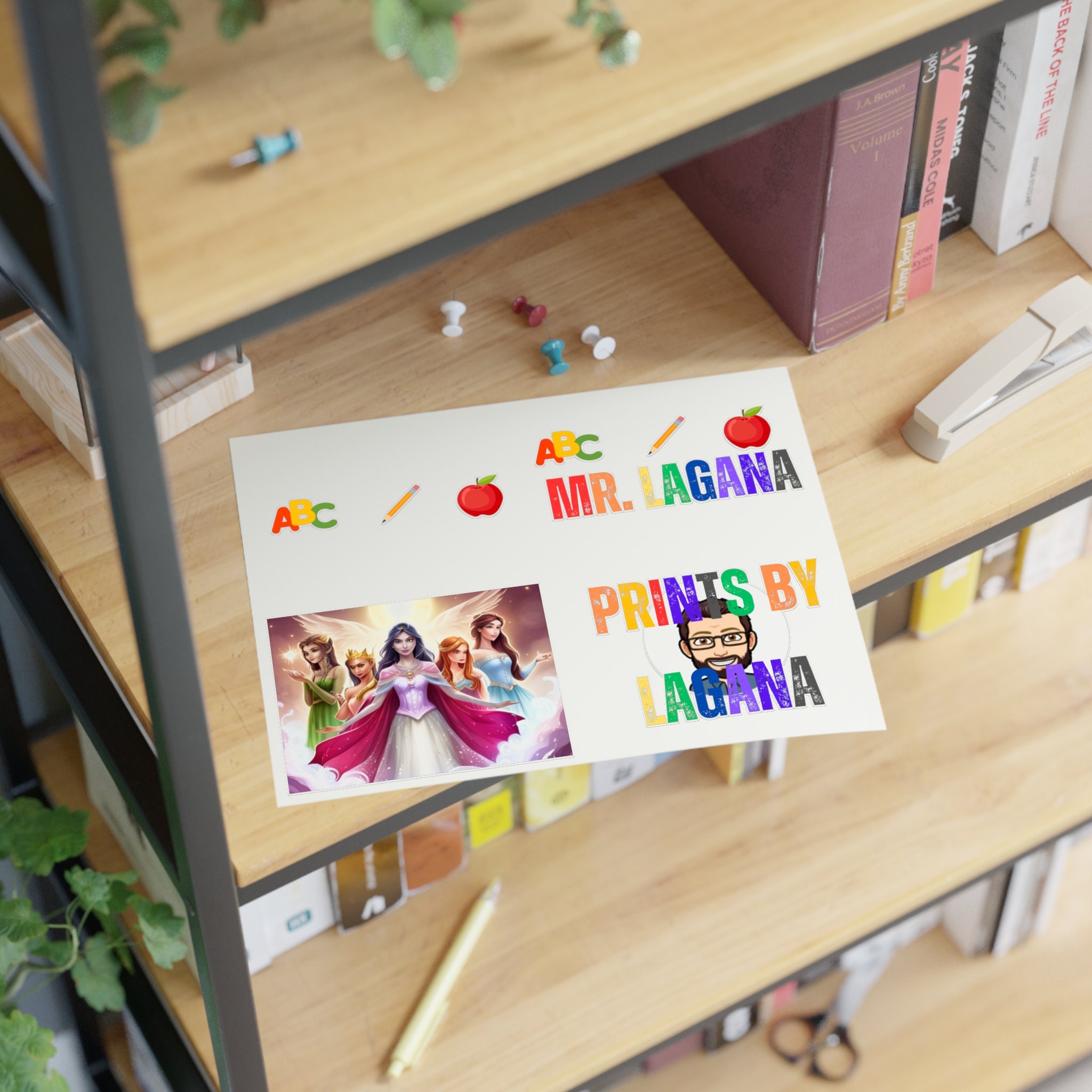 Personalized Teacher Sticker Sheets, Custom Classroom Stickers ...