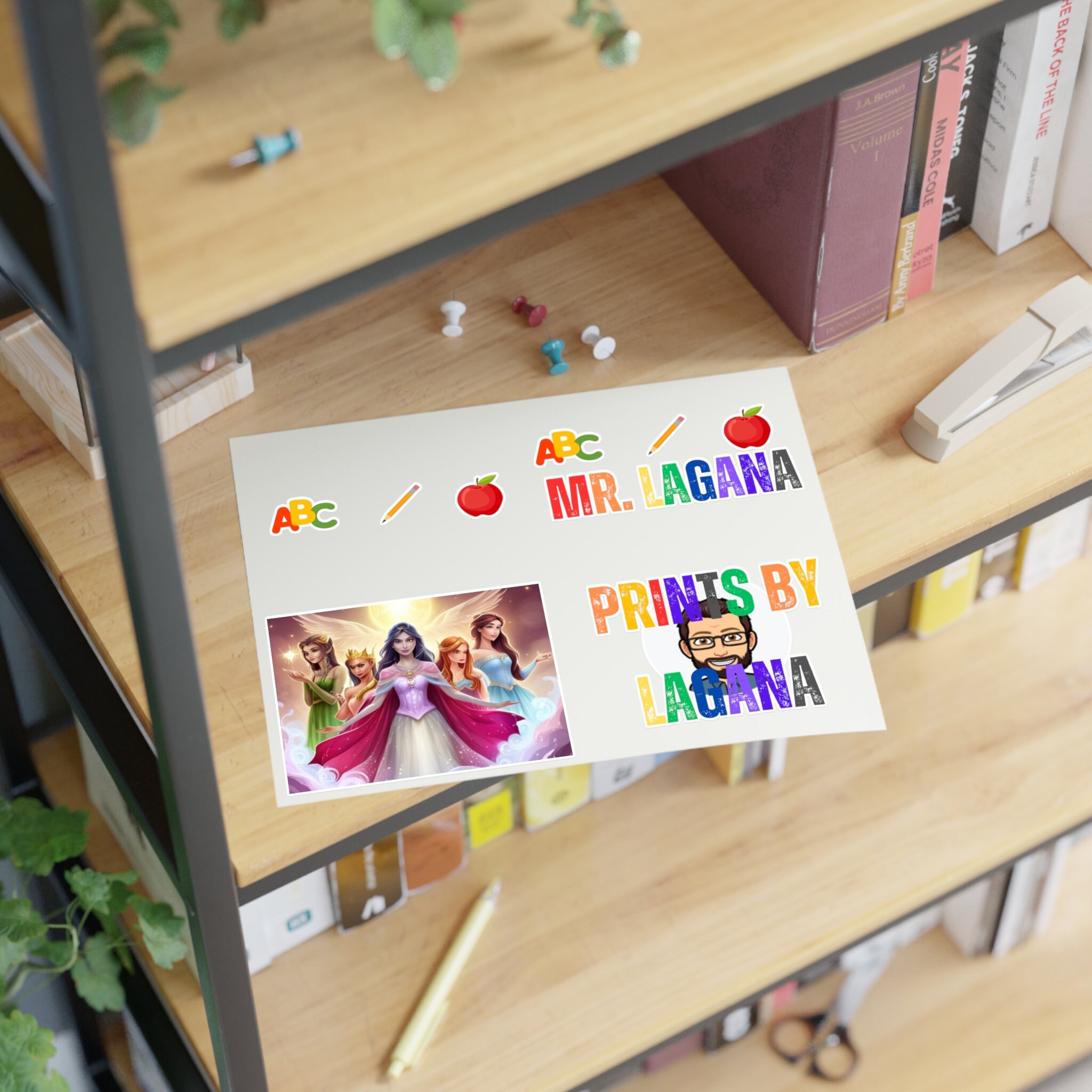 Personalized Teacher Sticker Sheets, Custom Classroom Stickers ...