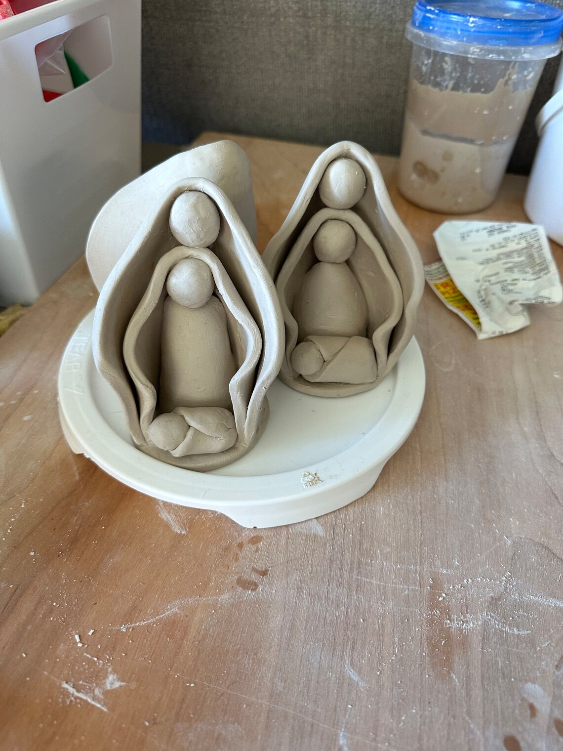 Pottery Nativity Template as Seen on Hobble Creek Pottery Youtube - Etsy