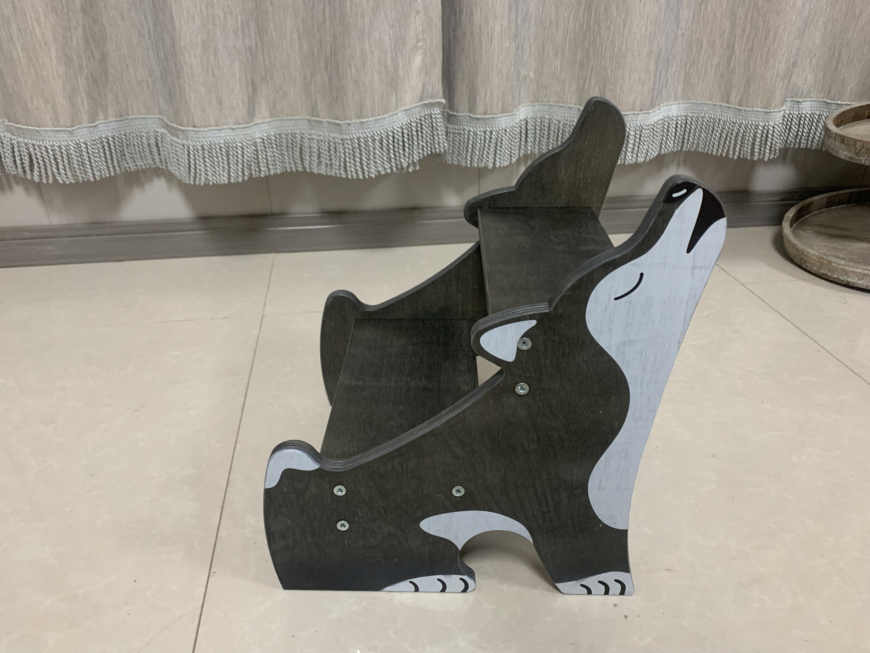 Bamboo Wooden Step Stool for Kids Cute Toddler Step Stool for Bathroom ...