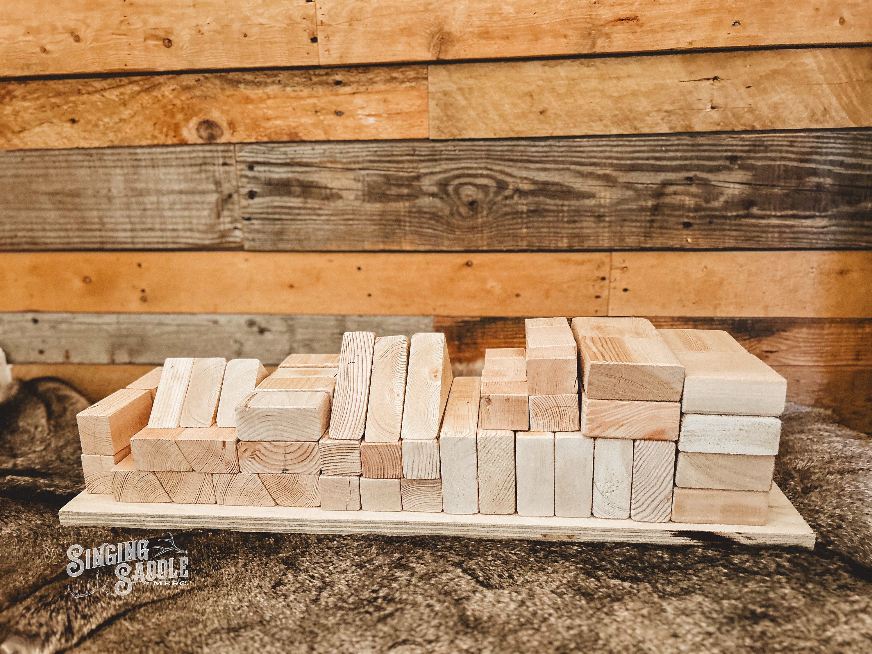 Wood Toy Blocks FULL SET Kids Wooden Toys Handmade Wood Blocks Heirloom ...