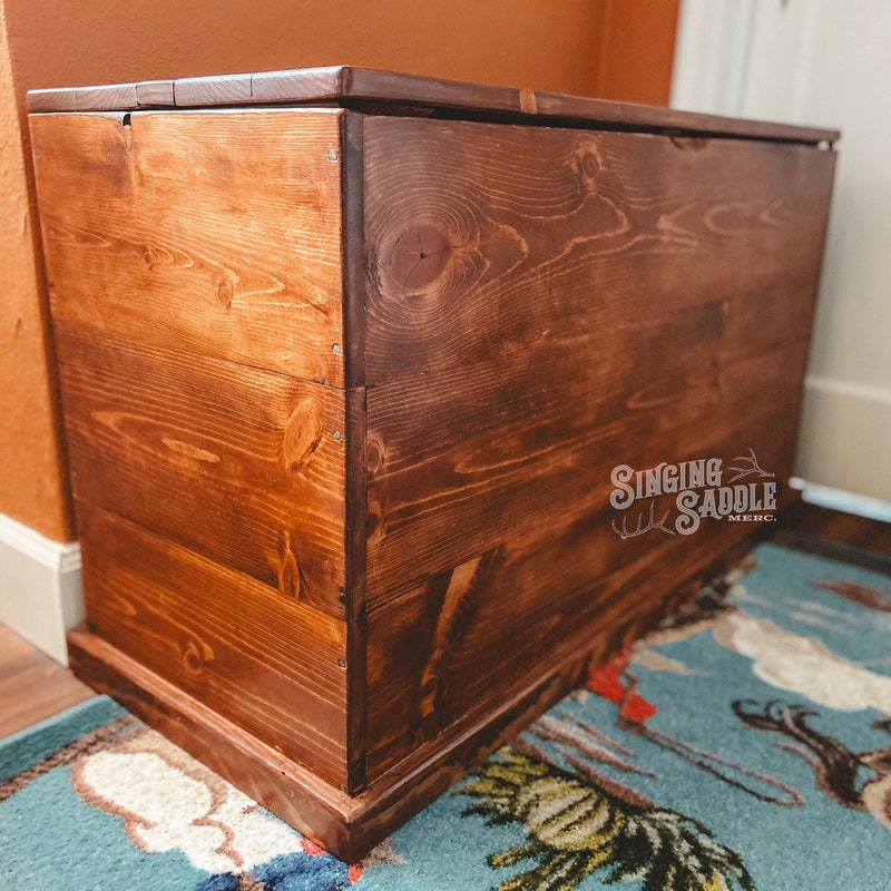Wood Toy Box - Etsy