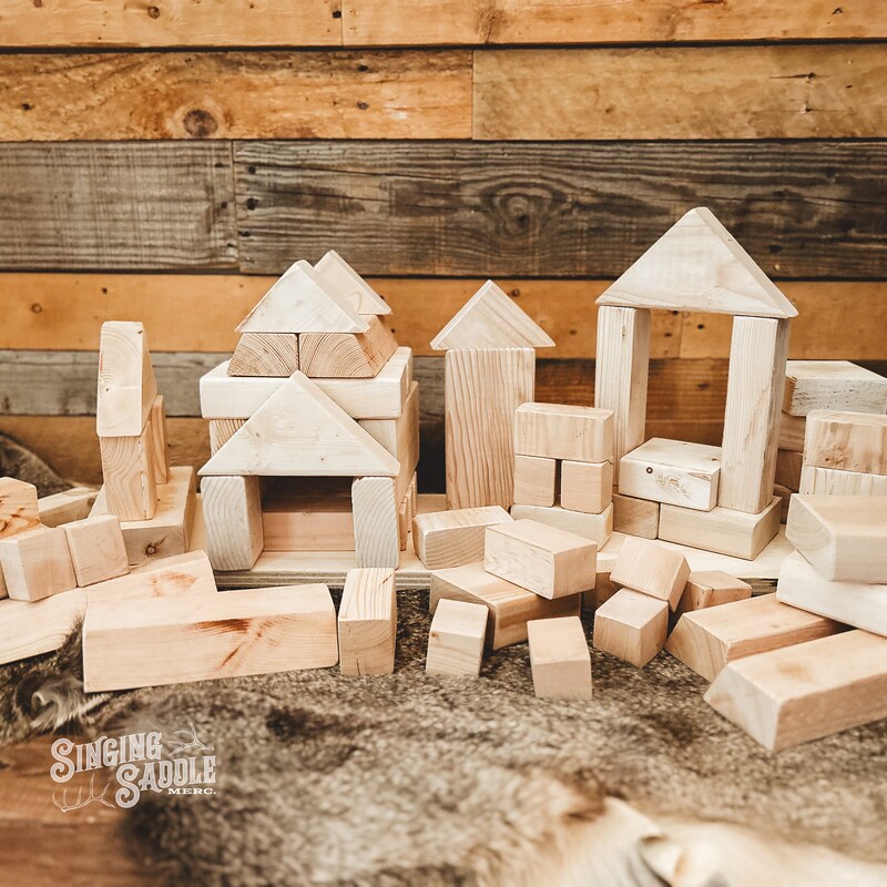 Wood Toy Blocks - Etsy