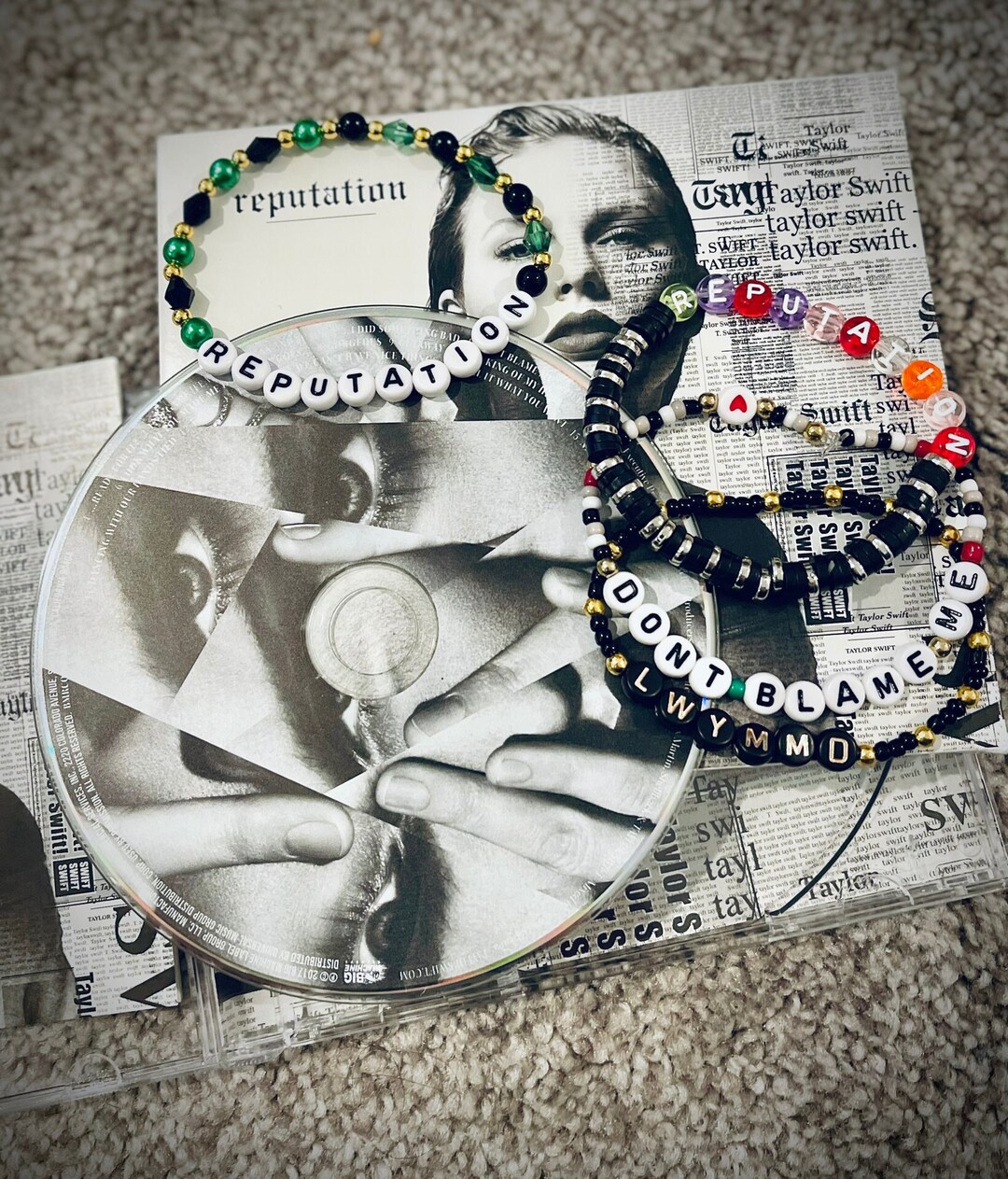 Reputation Swiftie Friendship Bracelets - Etsy