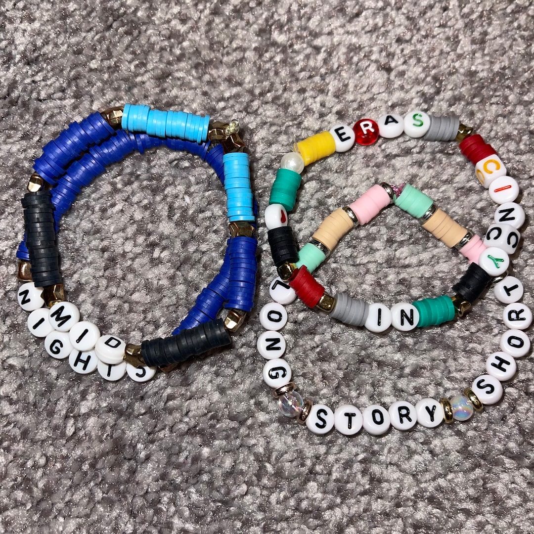 Swiftie Friendship Bracelets clay Beads - Etsy