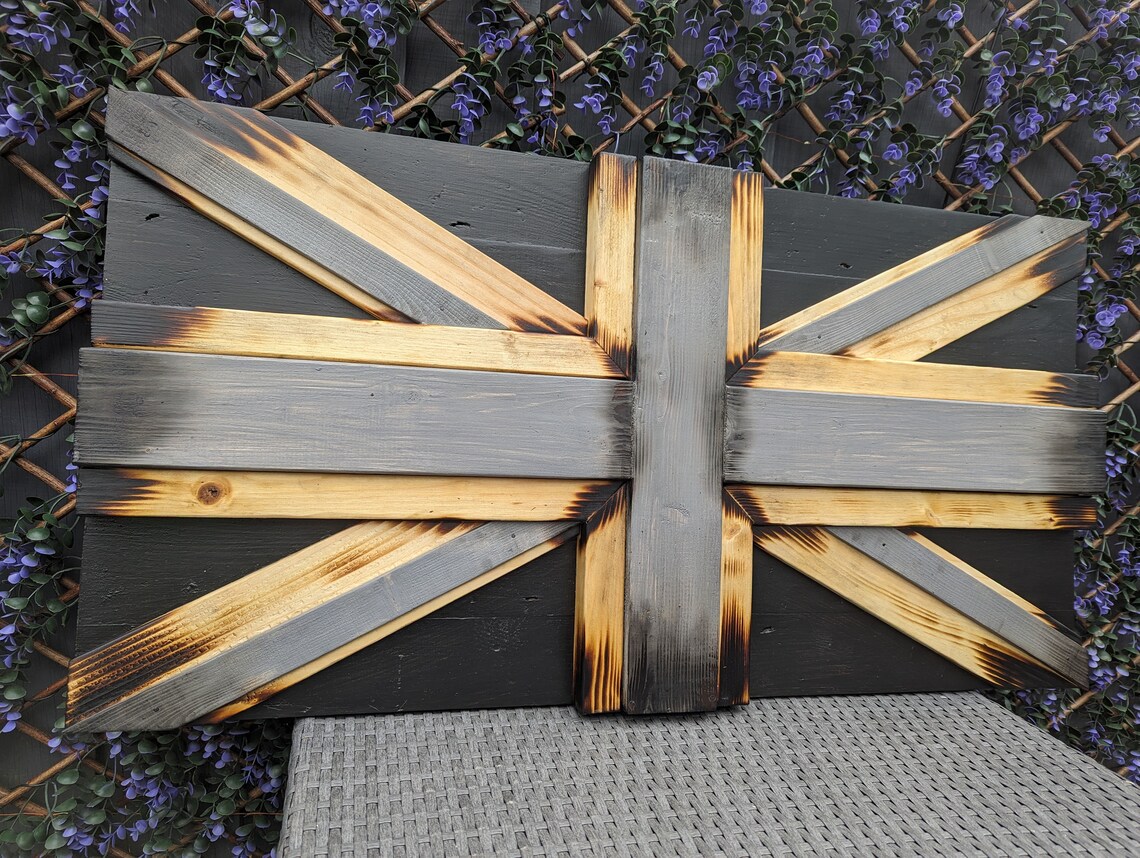 Rustic Reclaimed Wooden Union Jack Wall Art - Etsy UK