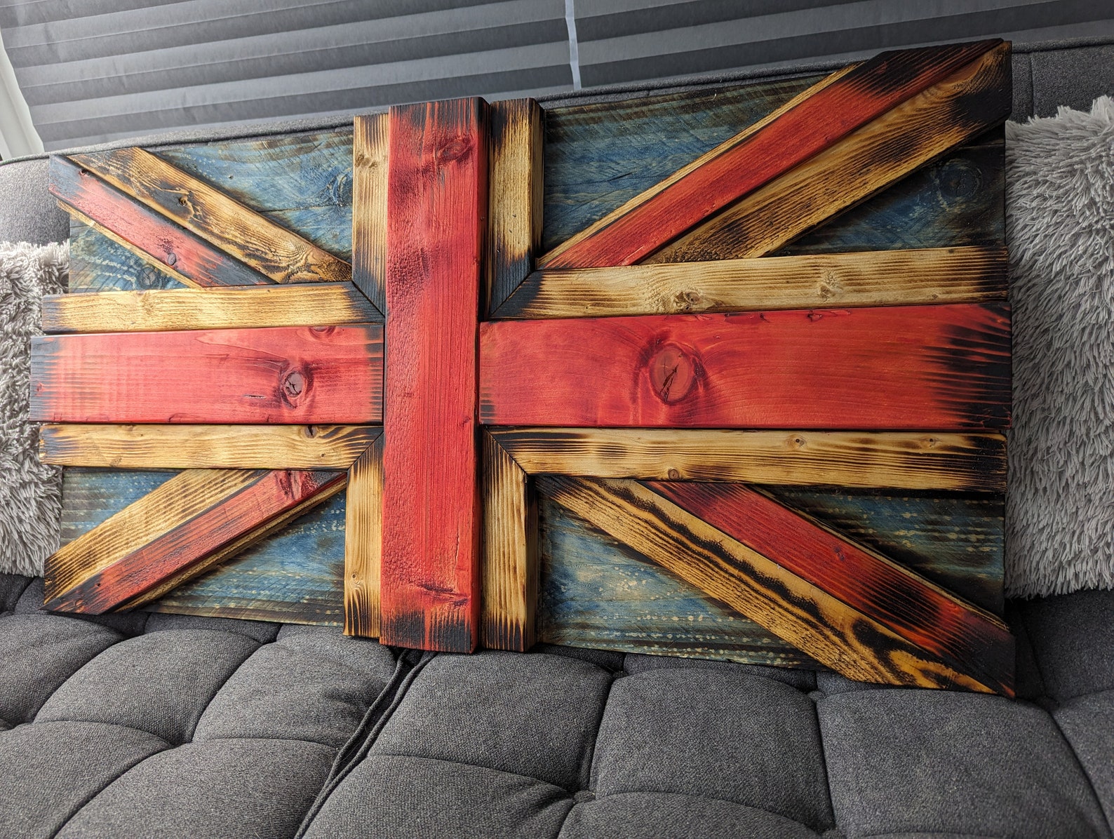 Rustic Reclaimed Wooden Union Jack Wall Art - Etsy UK