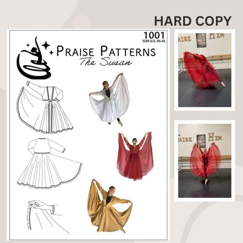 The Susan Pattern (HARD COPY FORMAT) - Etsy