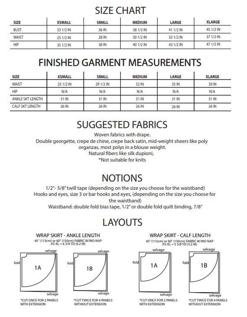 The Betty Wrap Pattern (DIGITAL FORMAT) - Etsy