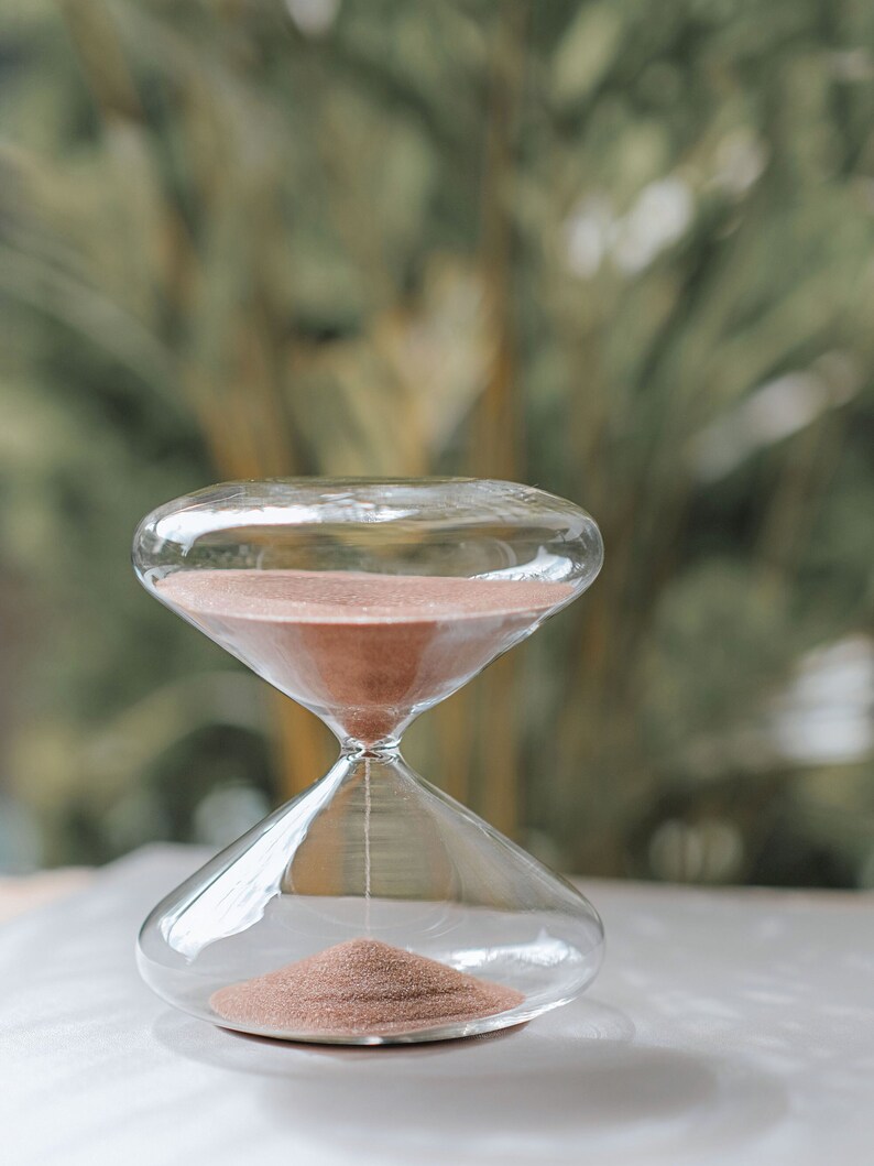Mindful Moments 30-minute Hourglass: Modern, Minimalist Design for ...