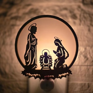Original Hand-crafted Christmas Nativity Night Light - Etsy