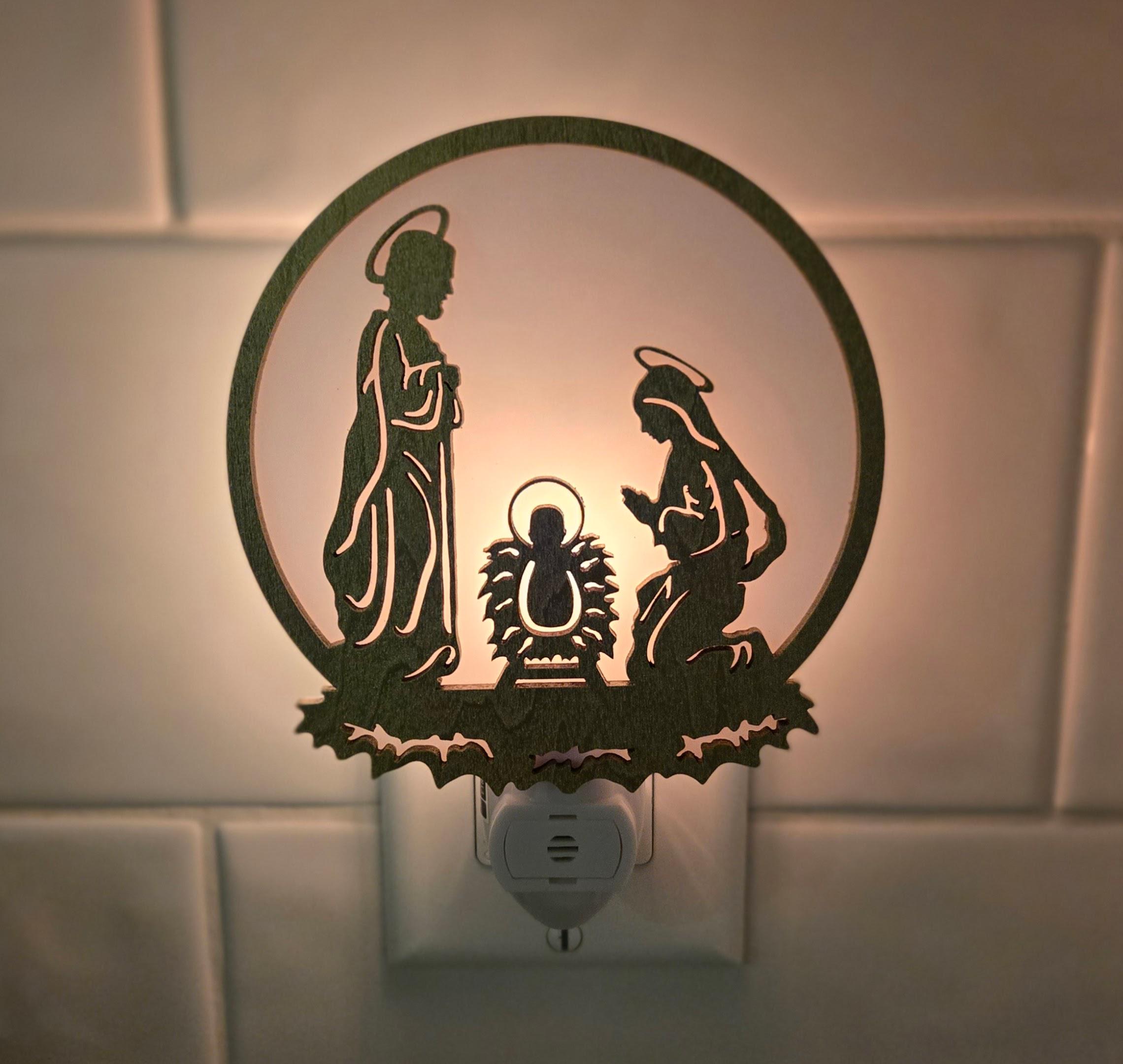 Original Hand-crafted Christmas Nativity Night Light - Etsy