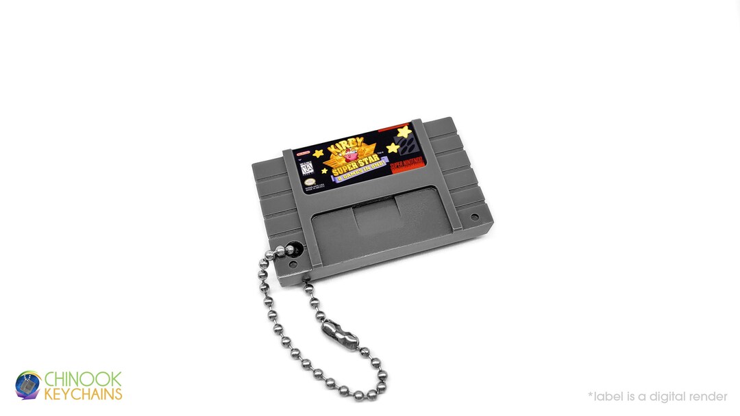 Kirby Super Star - SNES Cartridge Keychain - Etsy