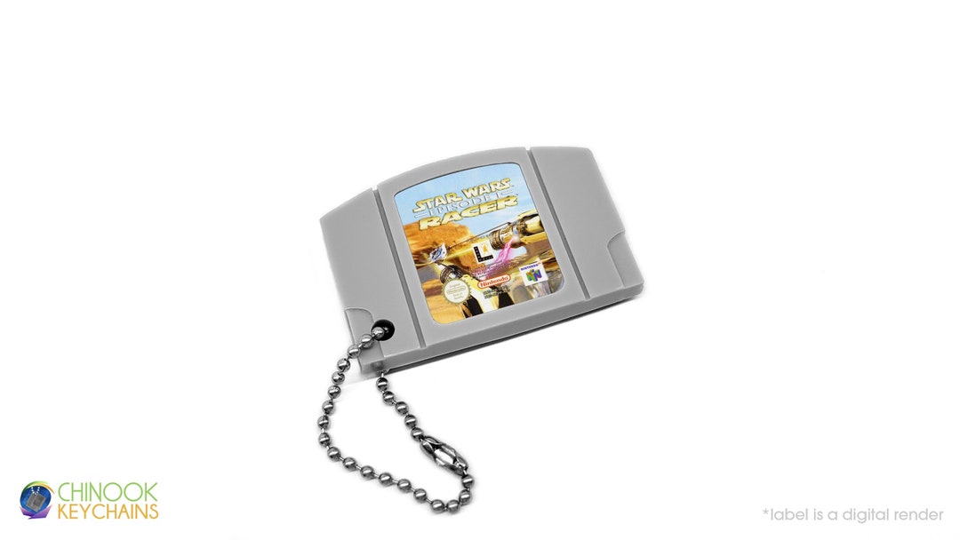 Star Wars Racer N64 Cartridge Keychain - Etsy