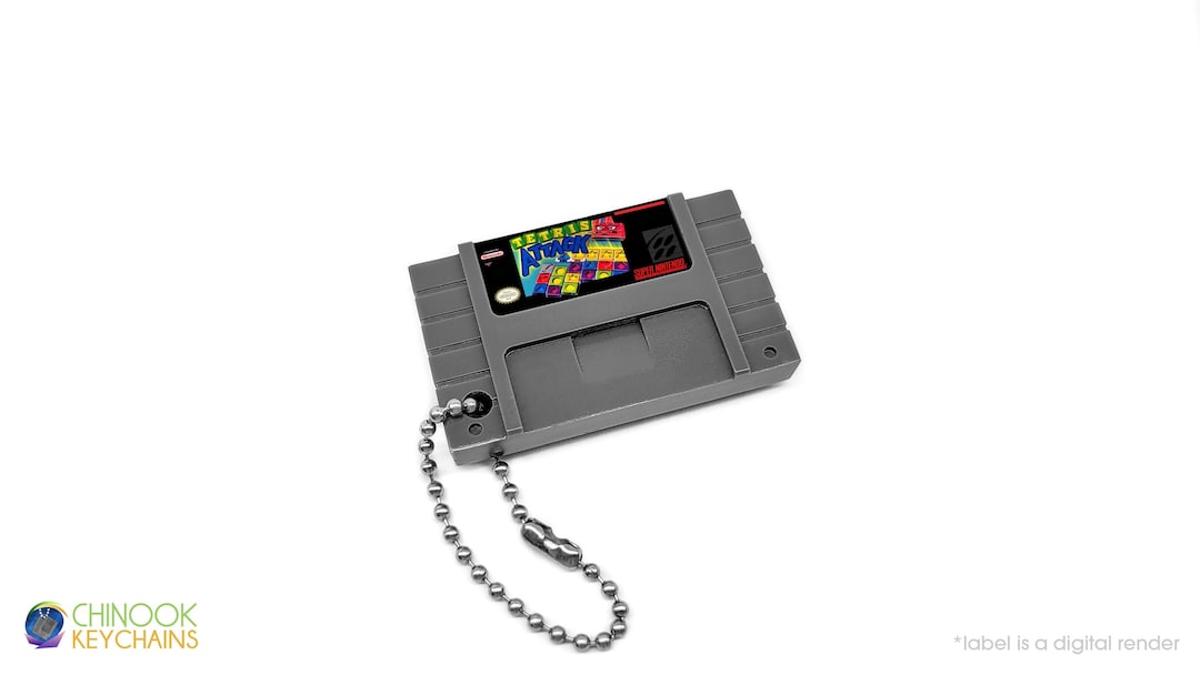 Tetris Attack - SNES Cartridge Keychain - Etsy