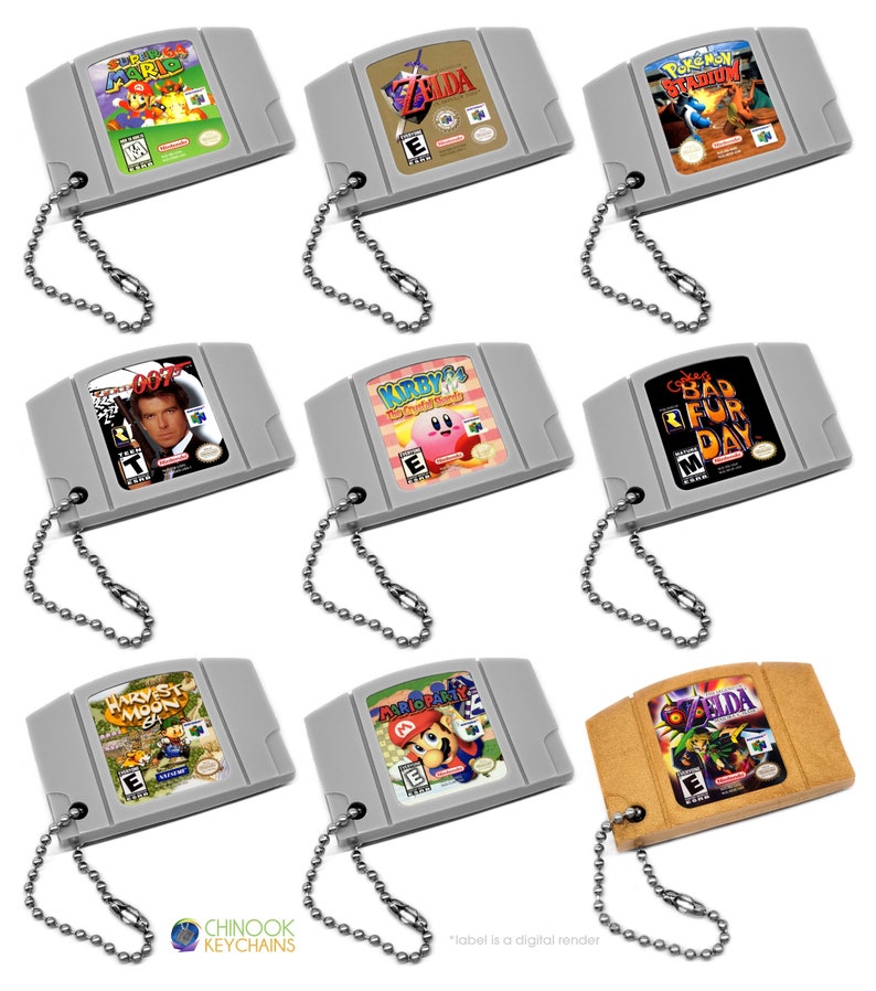 Conker's Bad Fur Day - N64 Cartridge Keychain - Etsy