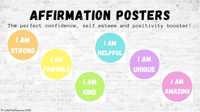 Affirmation Station (spotty Pastel) - Etsy