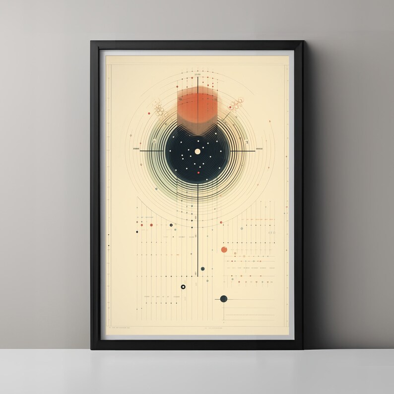 Limited Edition Data Visualization Art Print, for Gallery, Home, or ...