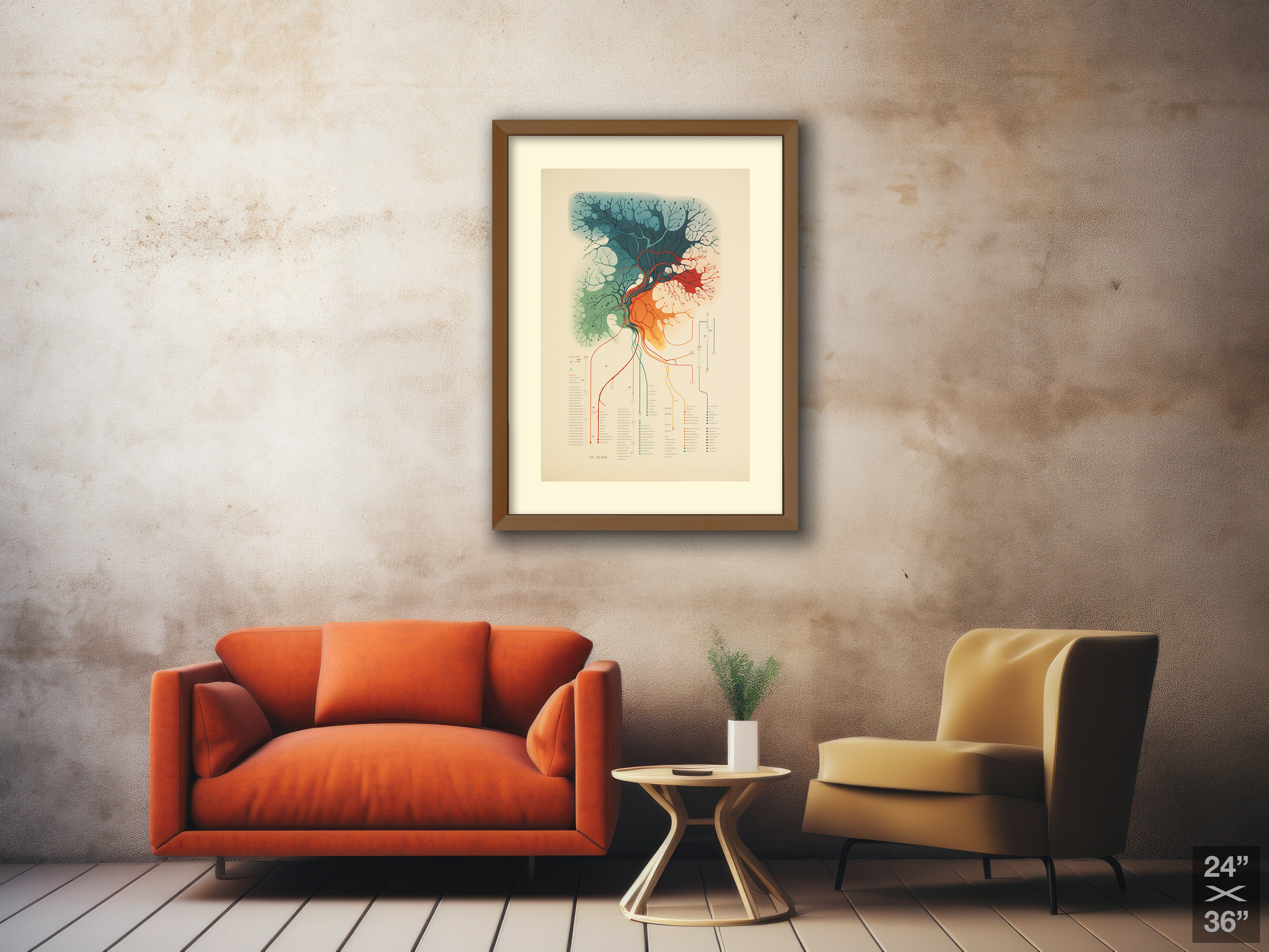 Limited Edition Data Visualization Art Print, for Gallery, Home, or ...