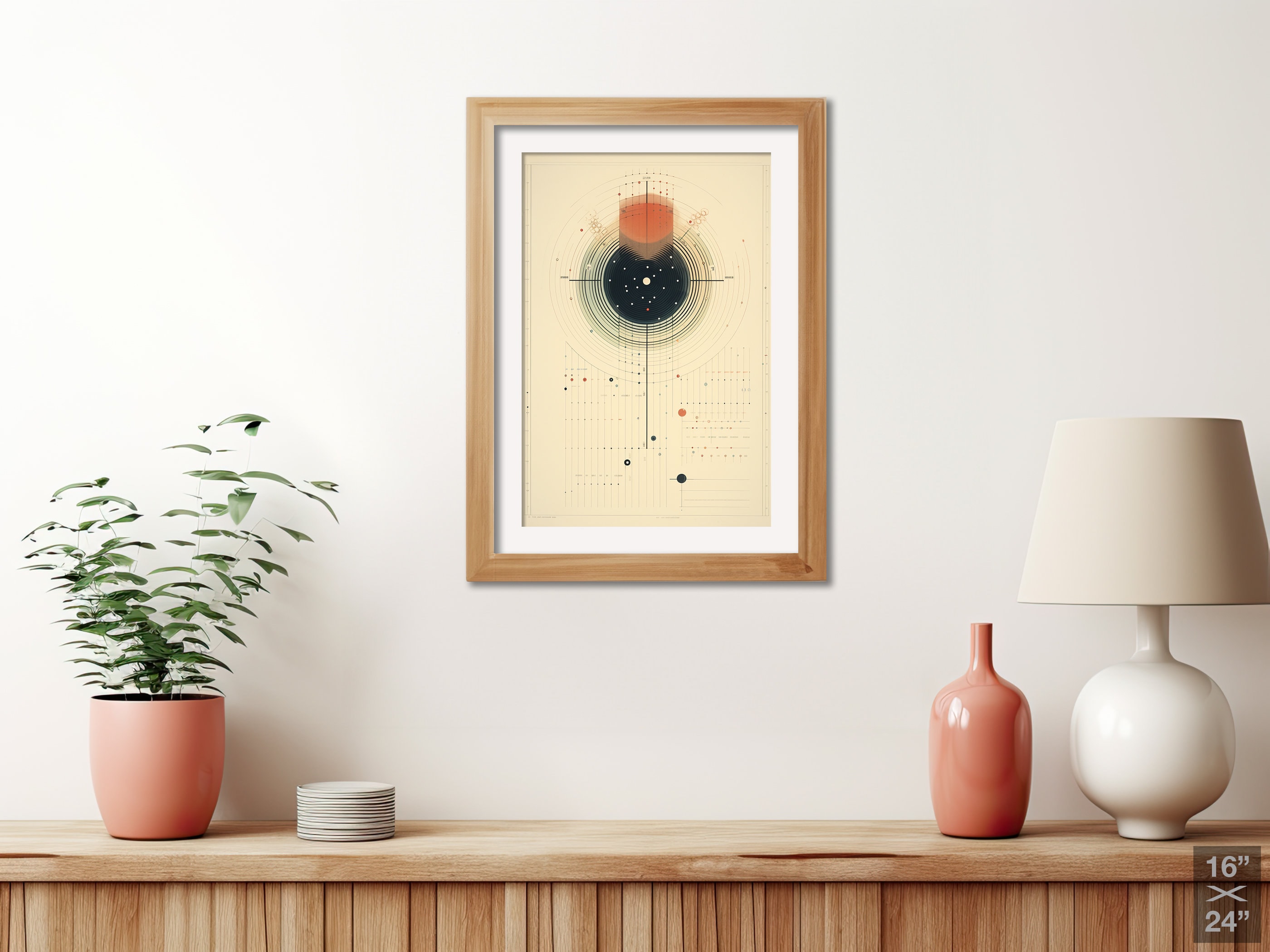 Limited Edition Data Visualization Art Print, for Gallery, Home, or ...