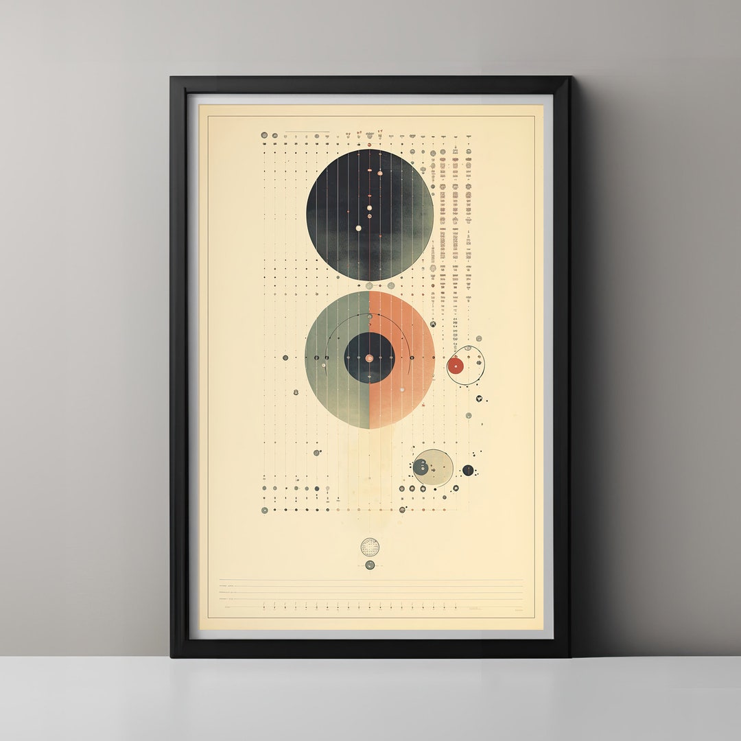 Data Visualization Art Print, Limited Edition, Space Art Aesthetic, for ...